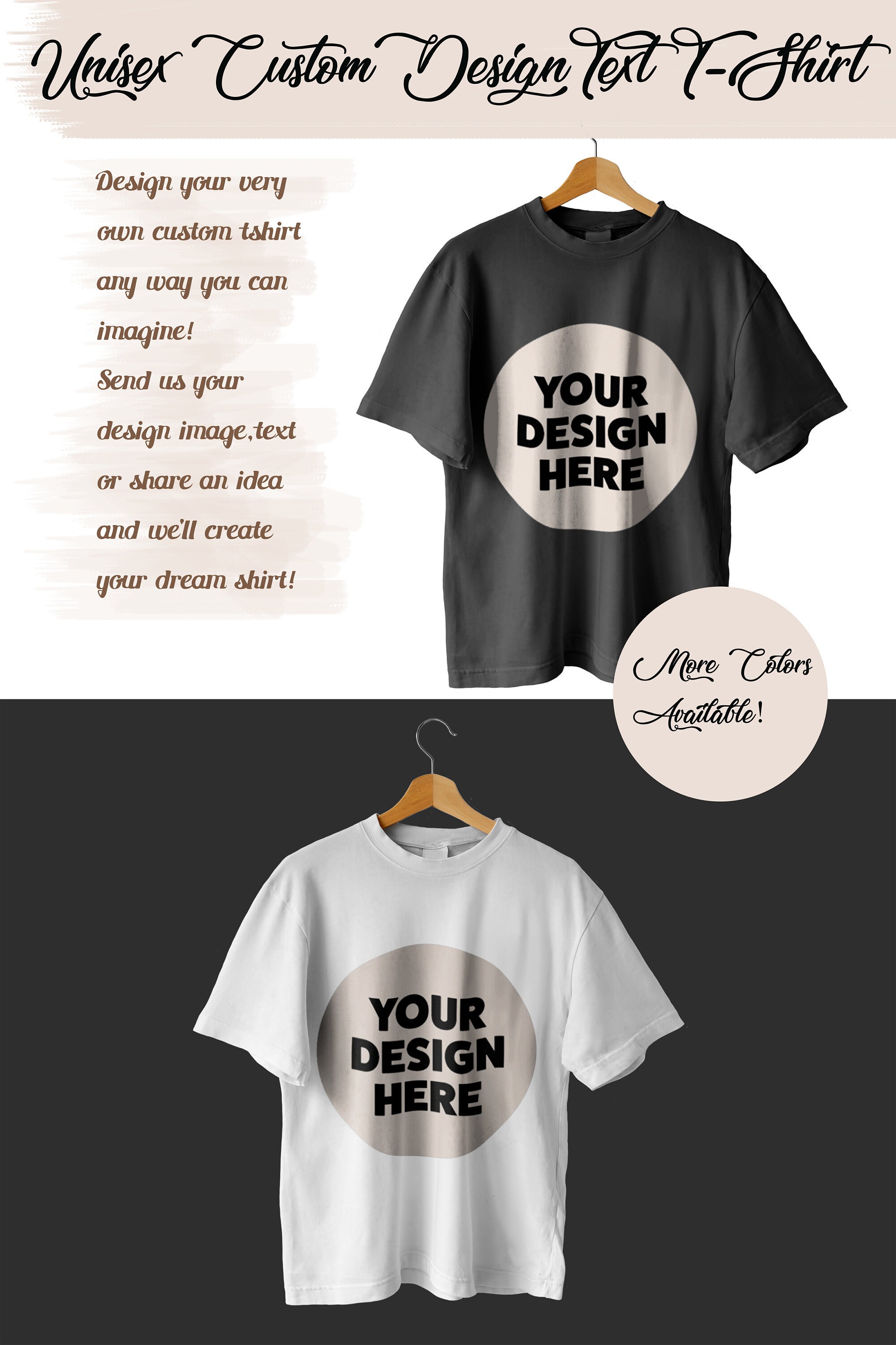 DOUBLE SIDED Logo Shirt, Double Sided Business Custom Shirt, Custom T ...