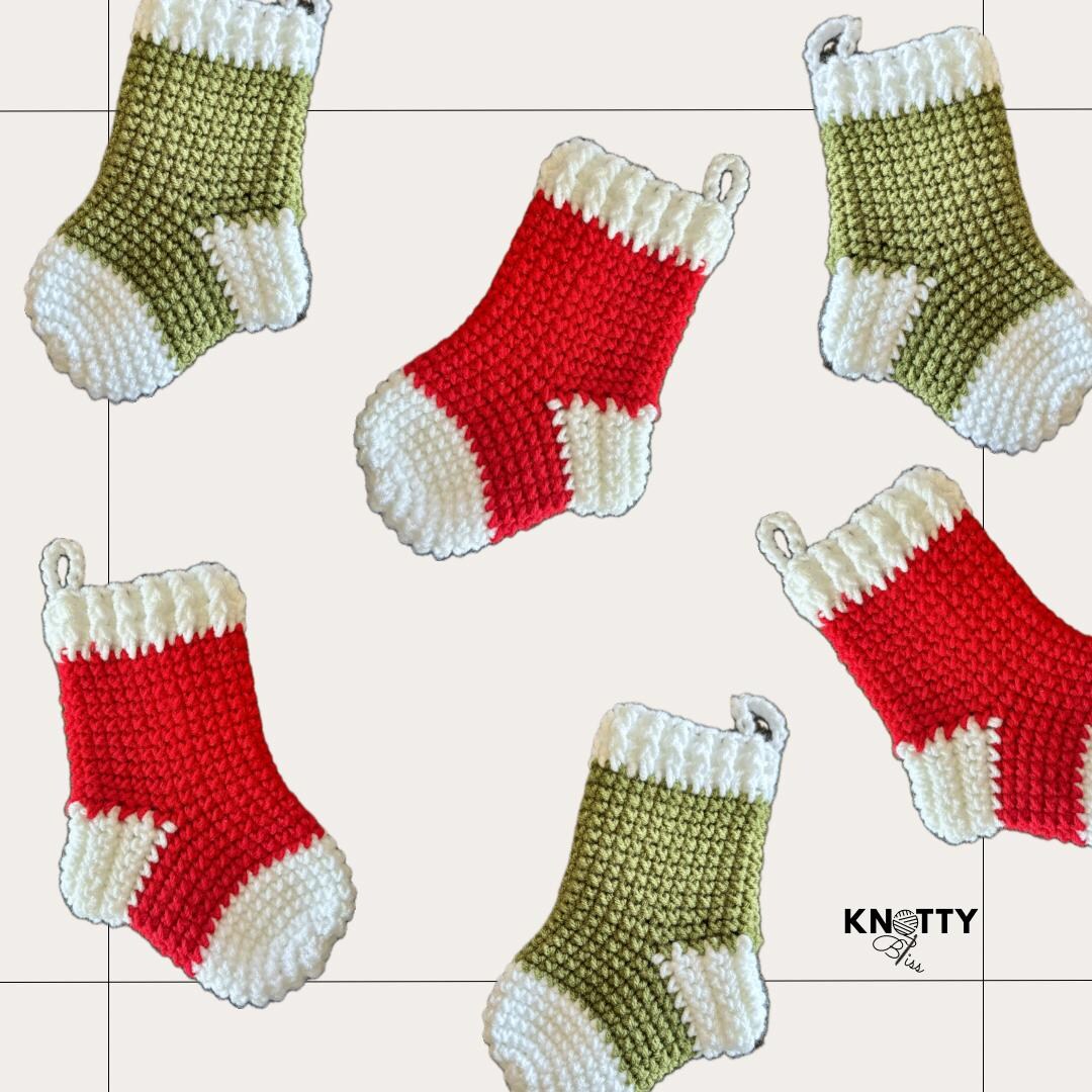 Crochet Mini Stocking - Etsy