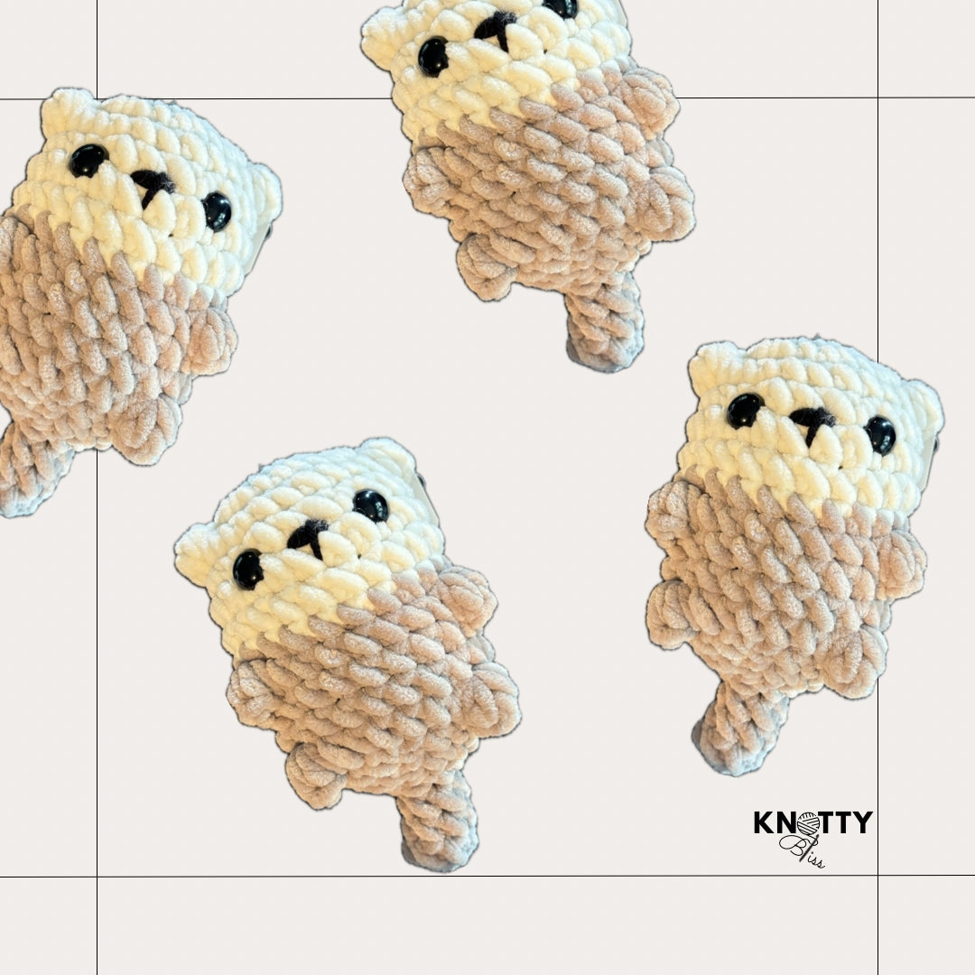Crochet Chunky Otter Plush - Etsy