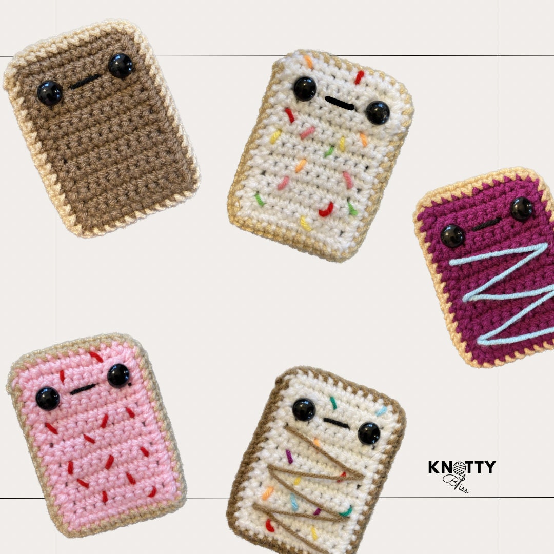 Crochet Toaster Pastry Plush - Etsy