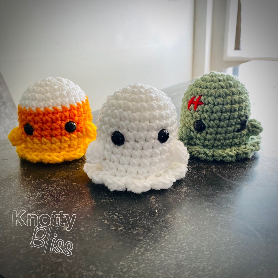 Small Crochet Ghost Plush - Etsy