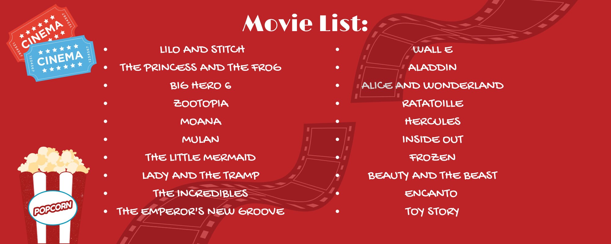 NEW! 20 Dinner and Movie Menus | Personalize, Download, and Print. - Etsy