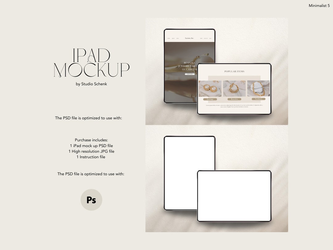IPad Mockup for Digital Products | Realistic iPad Mockup | Online ...