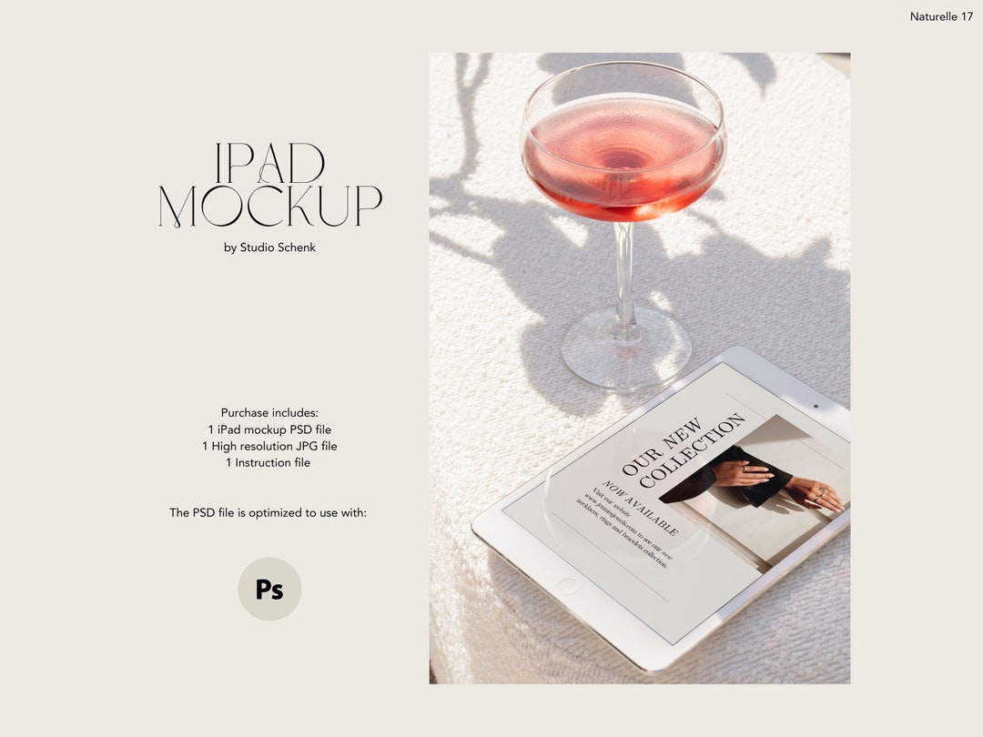 Digital Product Mockup for Online Marketing | Realistic iPad Mockup ...