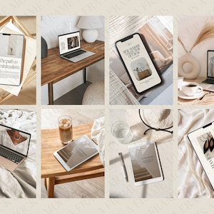 25 Digital Product Mockup Bundle | MacBook Mockup | iPad Mockup ...