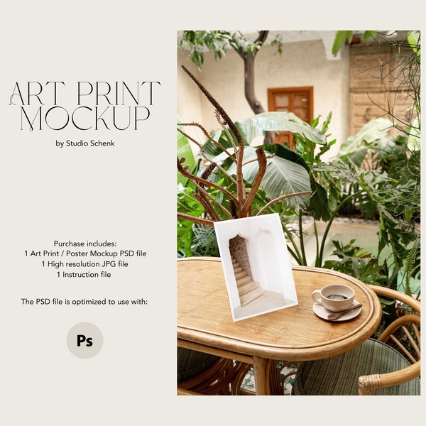 Art Print Mockup A4 Poster Mockup for Designers, Artists and ...