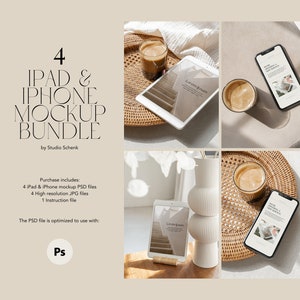 IPhone & iPad Mockup Bundle | iPad Mockup for Web Designer and Creators ...