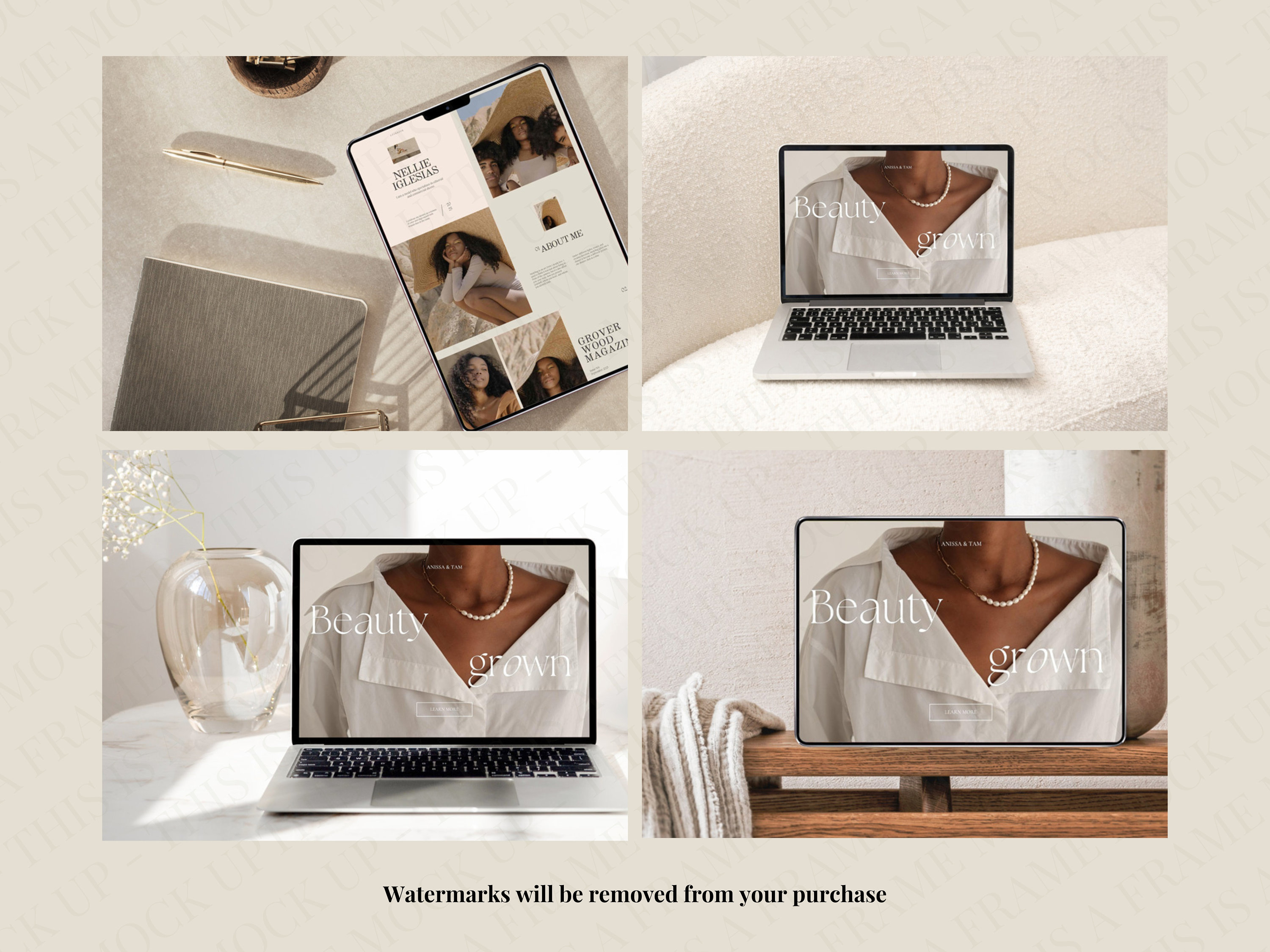 25 Digital Product Mockup Bundle | MacBook Mockup | iPad Mockup ...