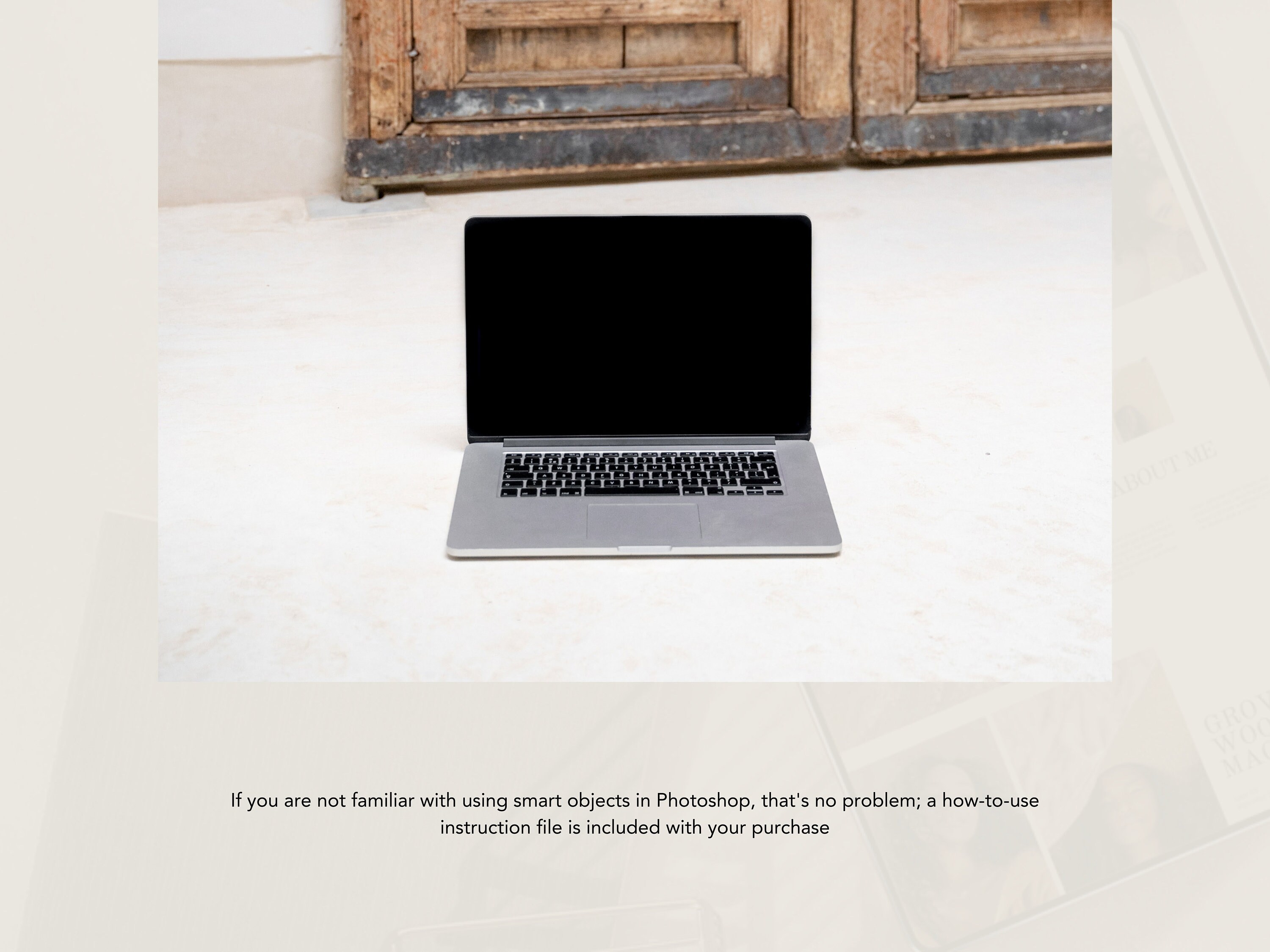 MacBook Mockup Website Mockup for Web Designer Digital Product Mockup ...