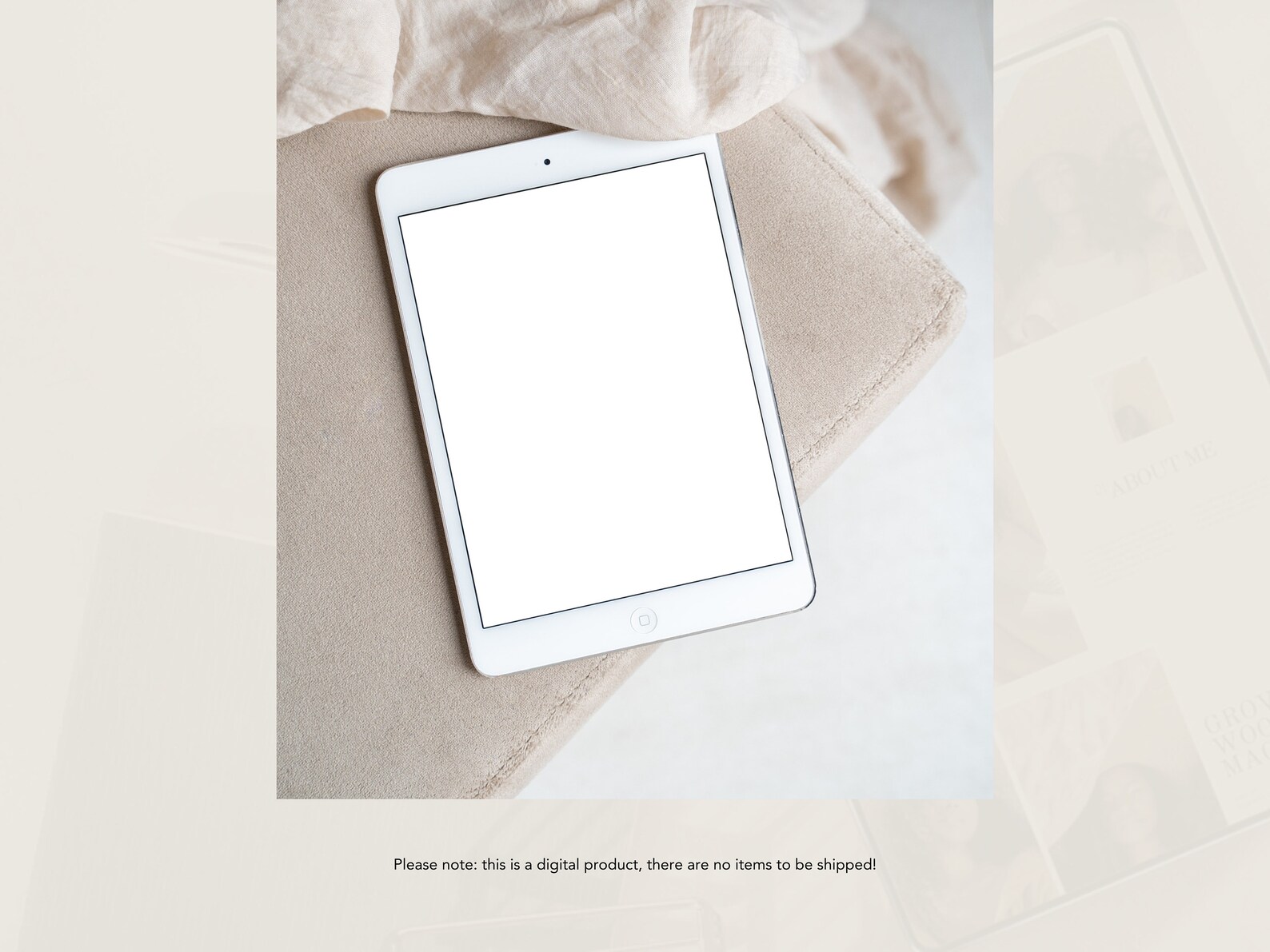 IPad Mockup for Digital Products | Realistic iPad Mockup | Online ...