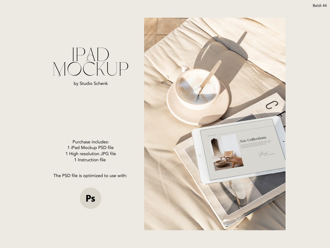 IPad Mockup for Digital Products | Realistic iPad Mockup | Website ...