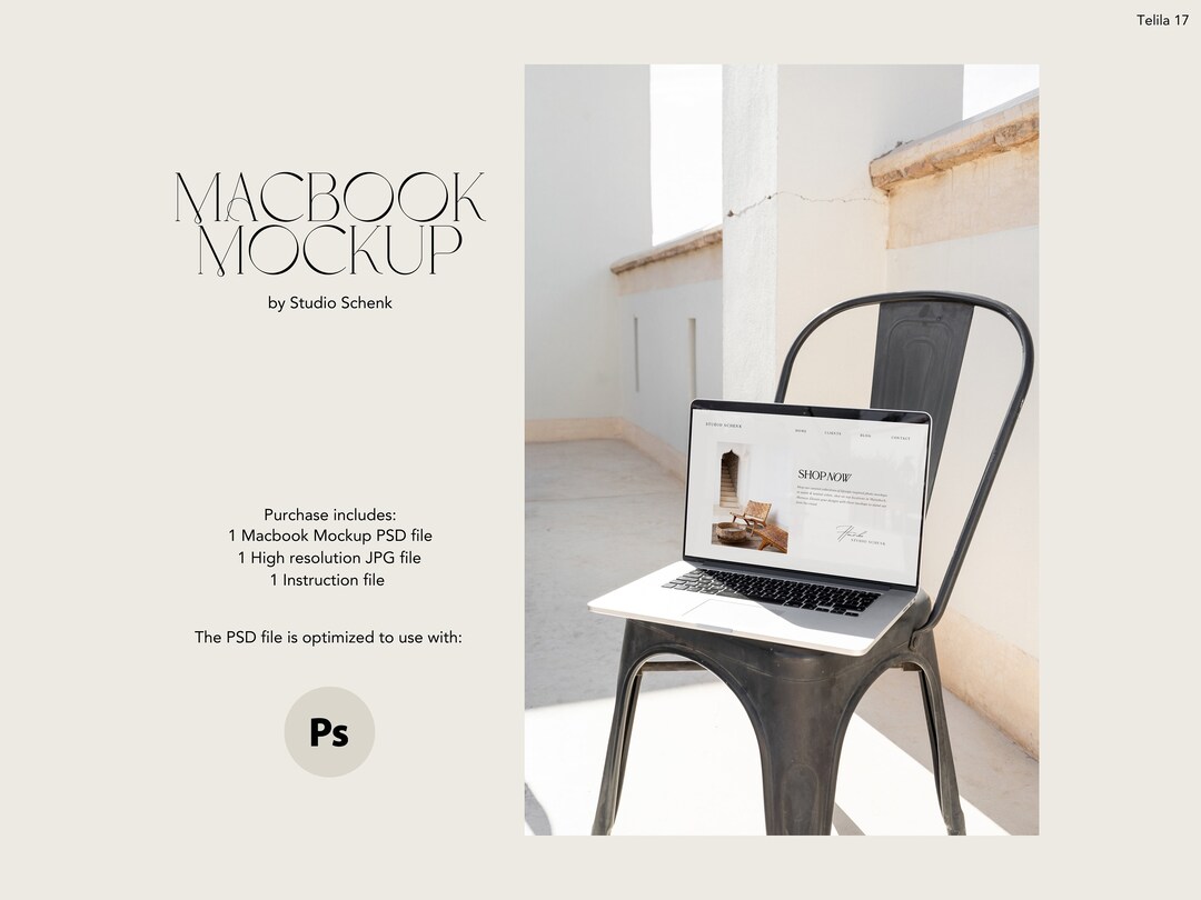 MacBook Mockup | Website Mockup for Web Designer | Digital Product ...