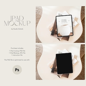 IPad Mockup | Etsy Listing Mockup | Realistic iPad Mockup in Neutral ...