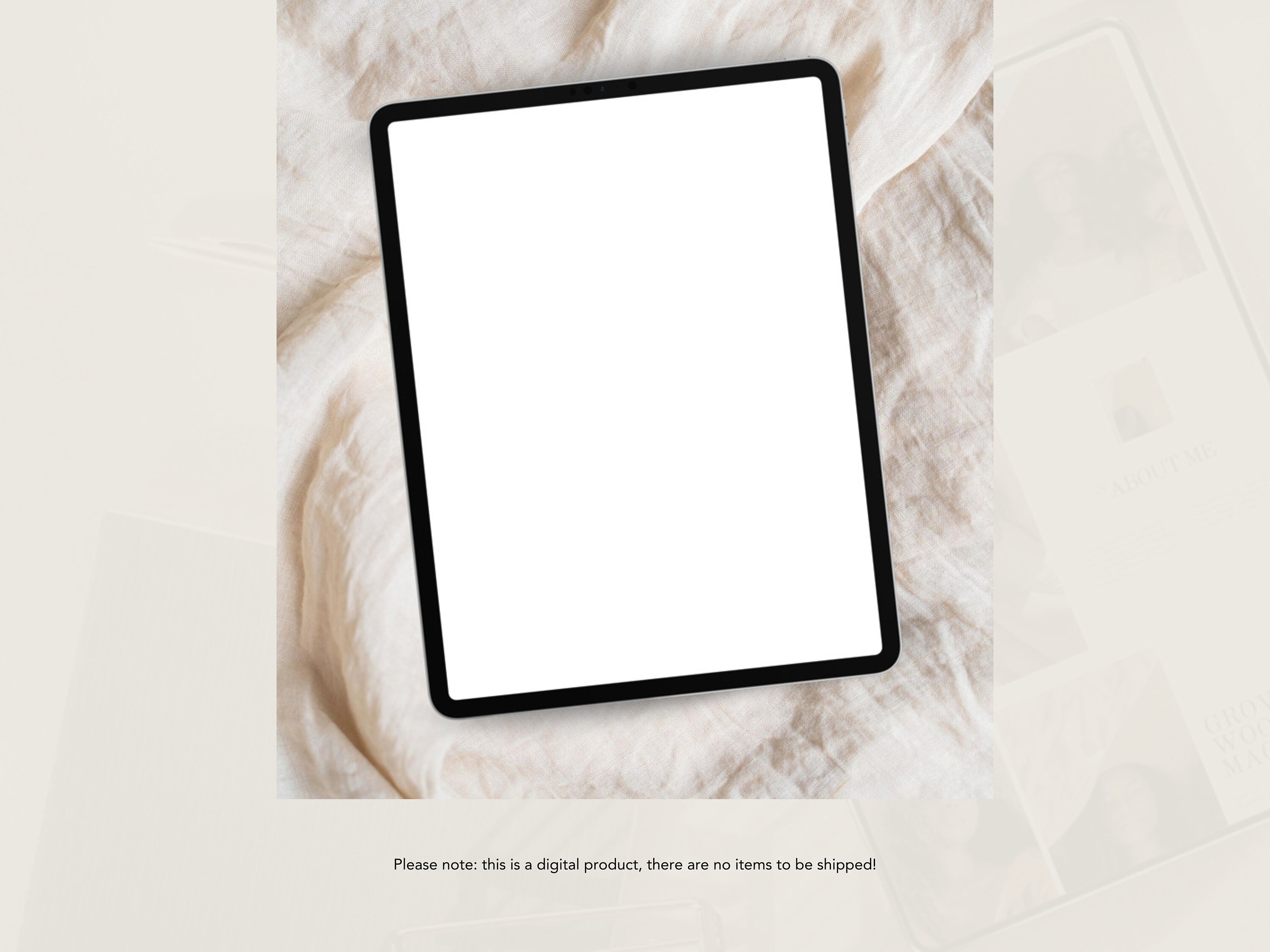IPad Mockup for Digital Marketing | Digital Product Mockup | Screen ...