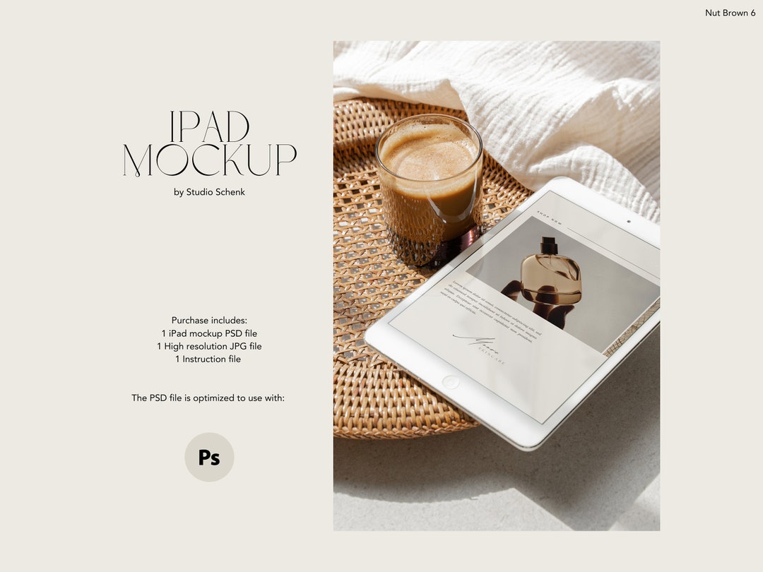 IPad Mockup for Digital Products | Realistic iPad Mockup | Website ...