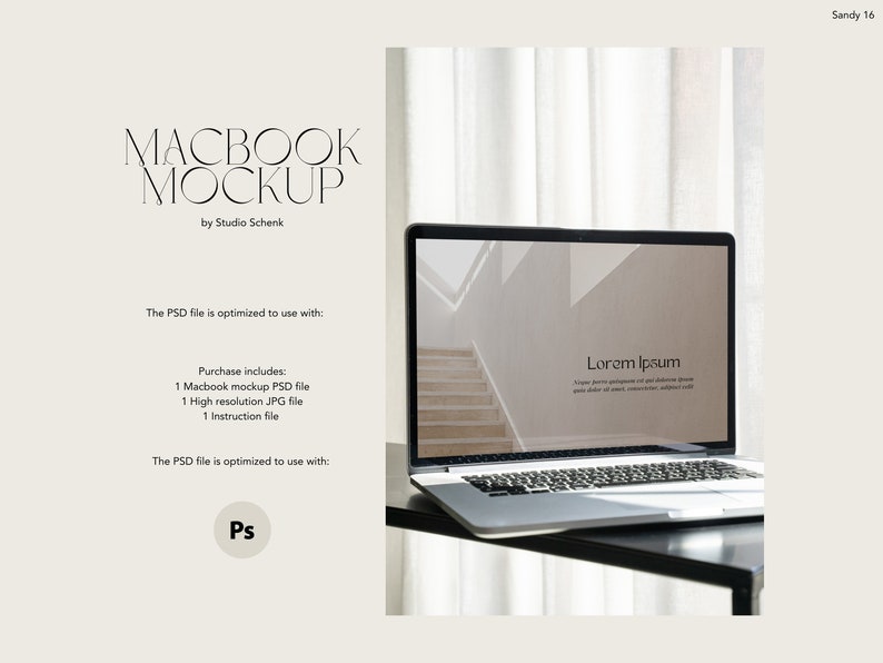 MacBook Mockup Laptop Screen Mockup for Designers and Creators MacBook ...