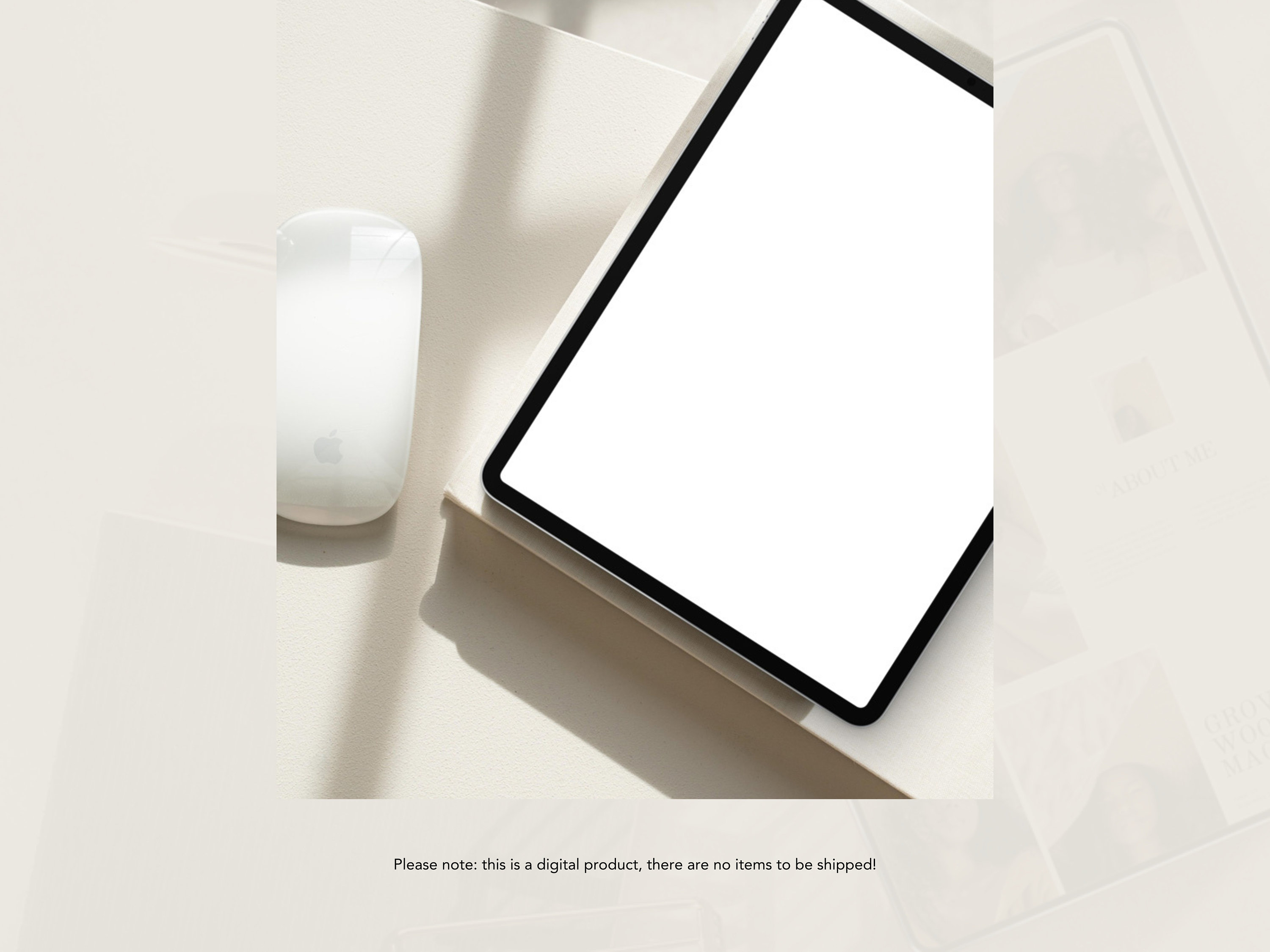 IPad Mockup for Digital Products Realistic iPad Mockup Online Course ...