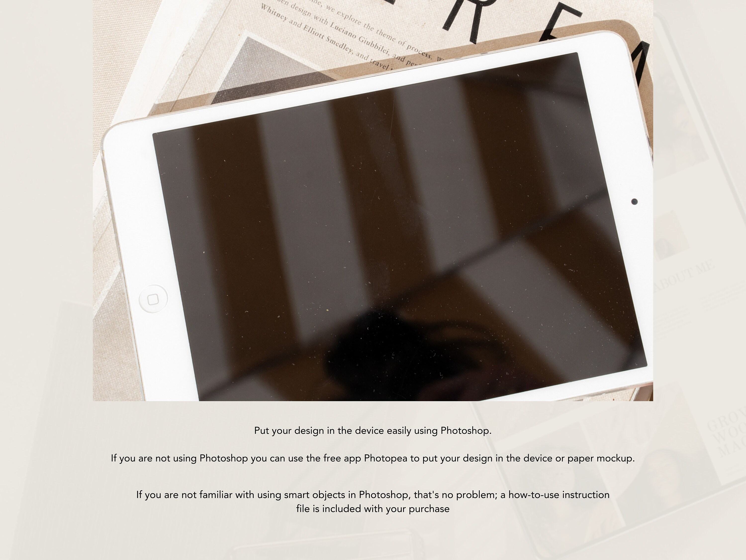 IPad Mockup for Digital Products | Realistic iPad Mockup | Website ...