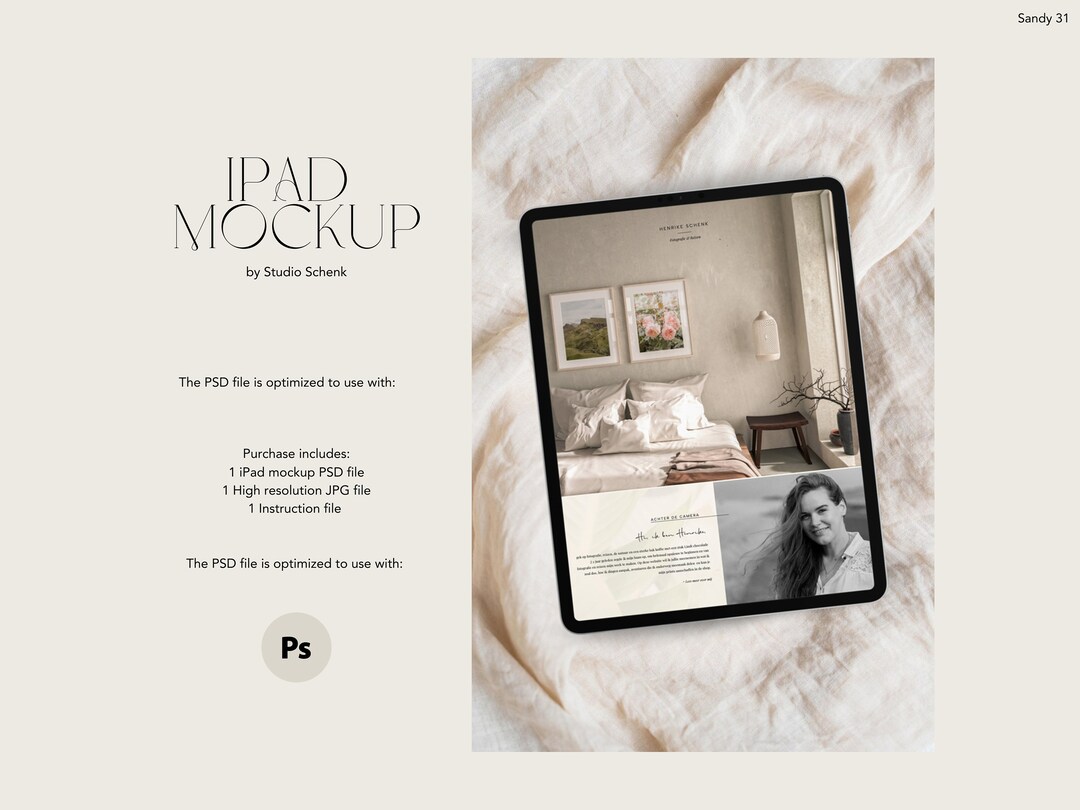 IPad Mockup for Digital Marketing | Digital Product Mockup | Screen ...