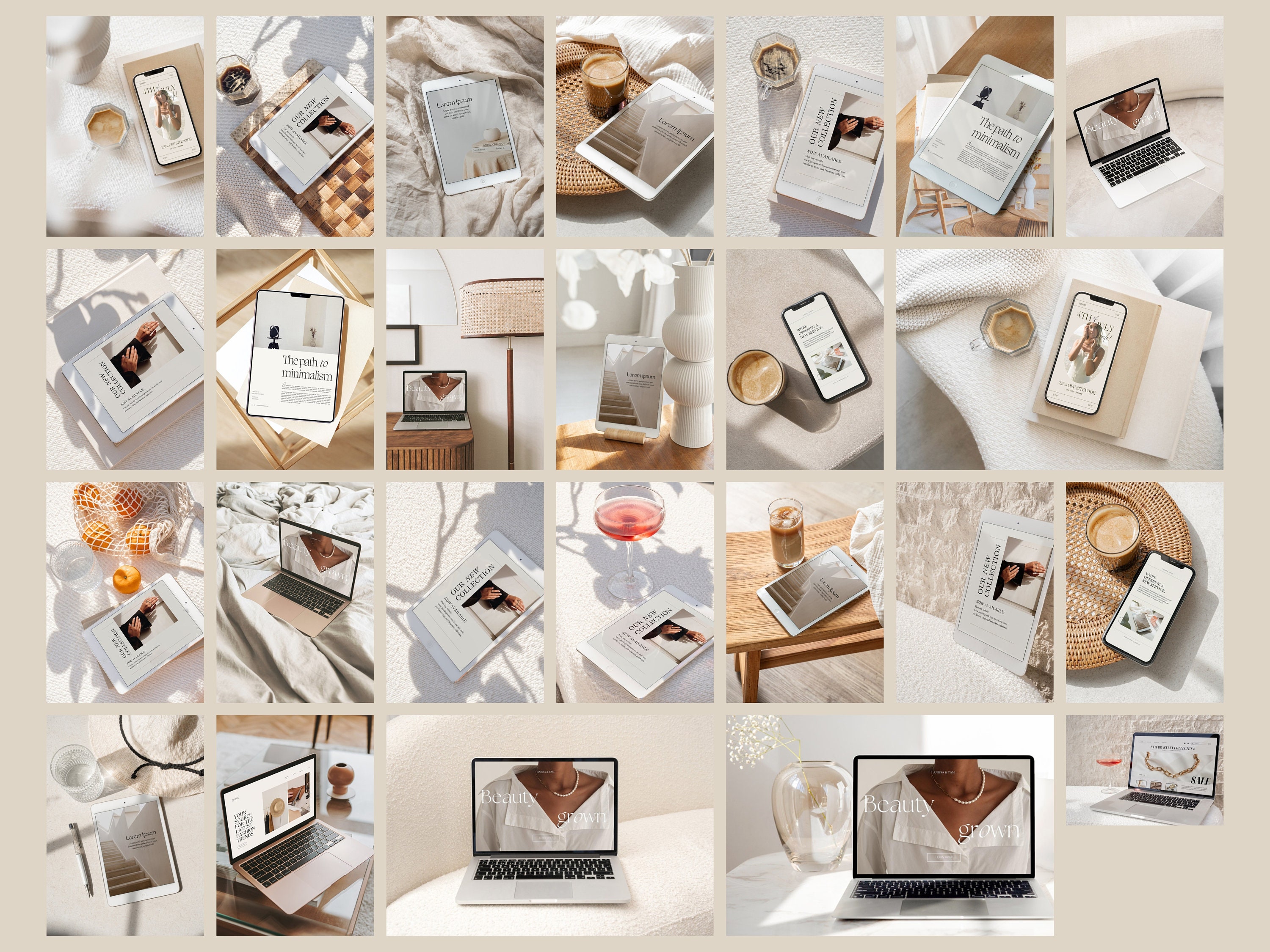 25 Digital Product Mockup Bundle Laptop Mockup iPad Mockups Digital ...