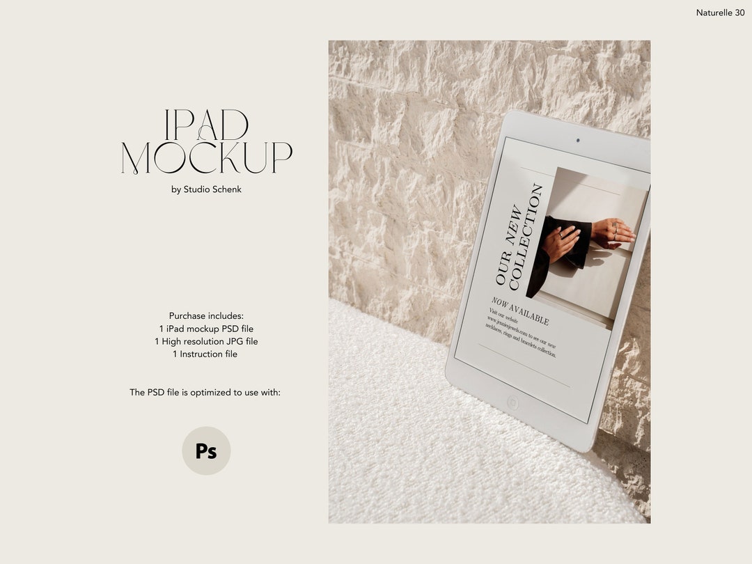 IPad Mockup for Digital Products | Realistic iPad Mockup | Website ...