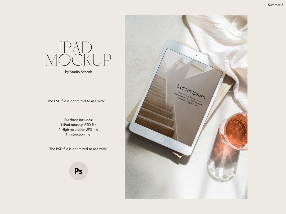 IPad Mockup for Digital Products | Realistic iPad Mockup | Online ...