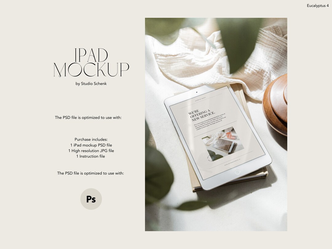 IPad Mockup for Digital Products | Realistic iPad Mockup | Online ...