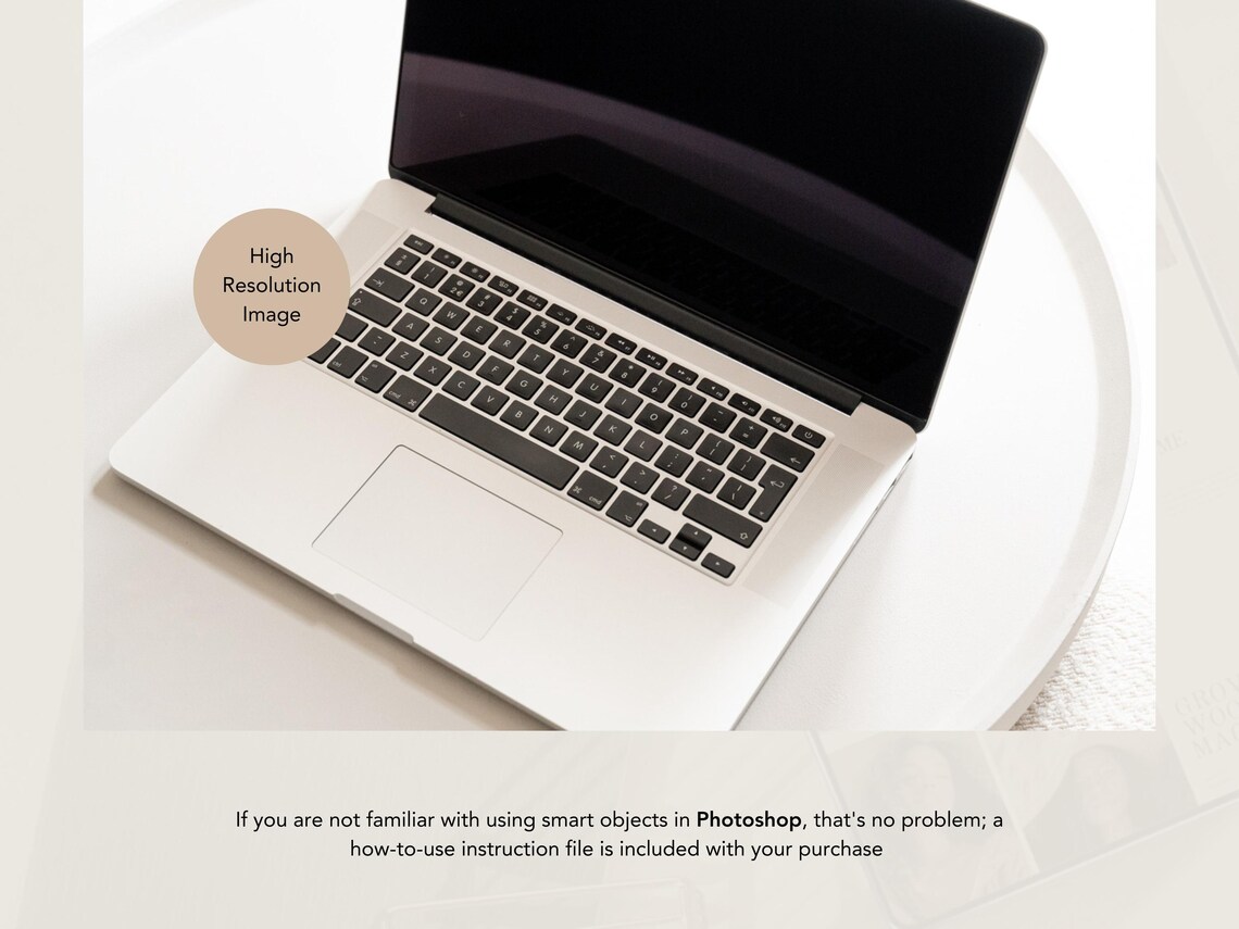 Digital Product Mockup | MacBook Mockup for Creatives | Digital ...