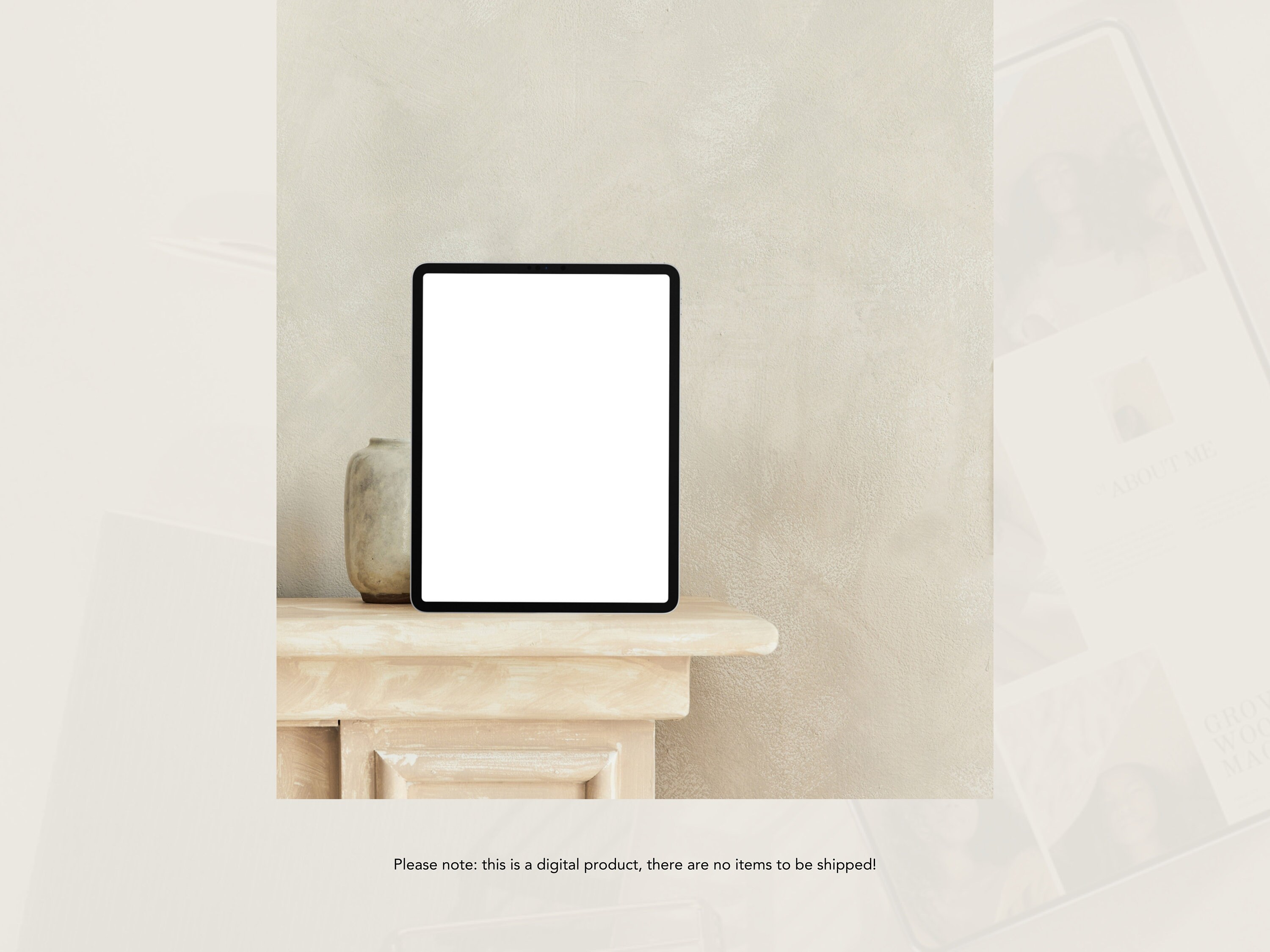 IPad Mockup for Digital Products | Realistic iPad Mockup | Online ...