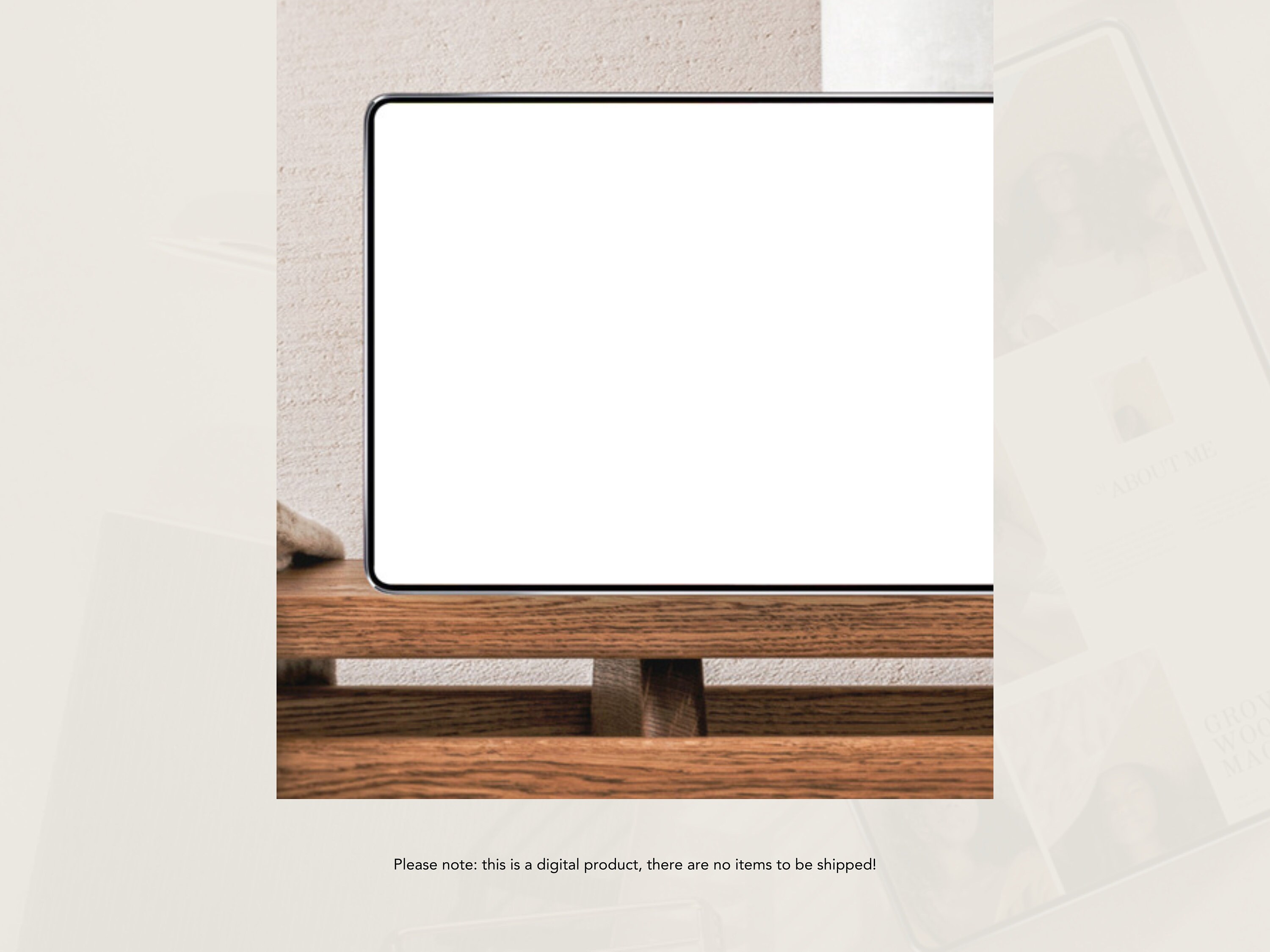 IPad Mockup for Digital Products Realistic iPad Mockup Website Mockup ...