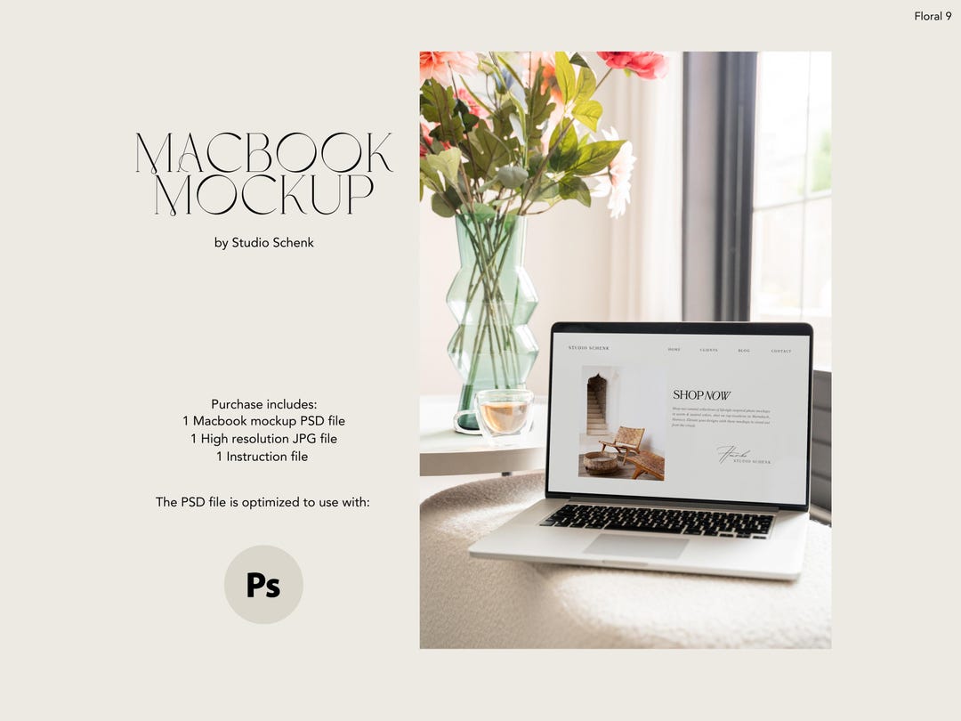 Digital Product Mockup | MacBook Mockup for Creatives | Digital ...