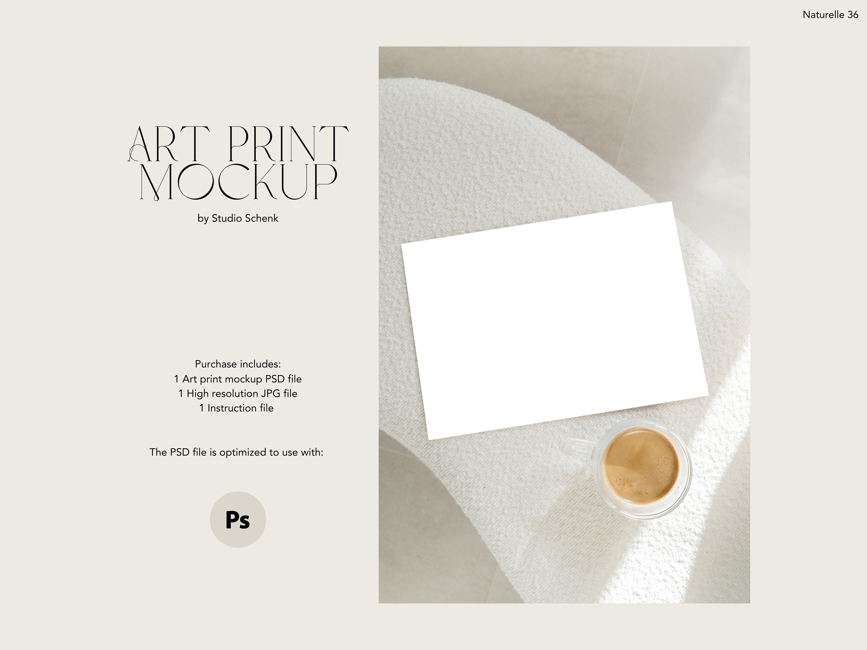 Art Print Mockup | A4 Poster Mockup for Designers, Artists and ...
