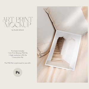 Art Print Mockup | A4 Poster Mockup for Designers, Artists and ...