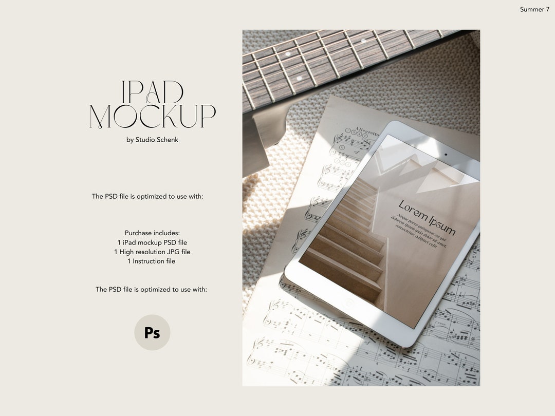 IPad Mockup for Digital Products | Realistic iPad Mockup | Online ...