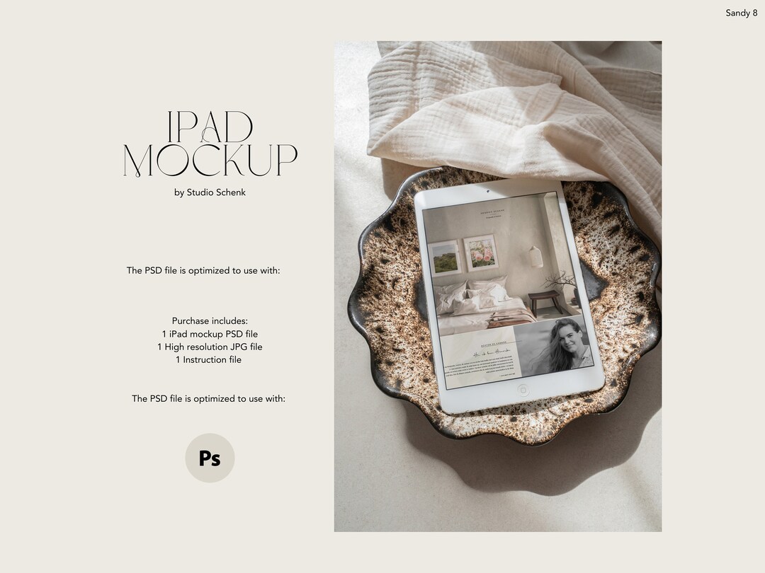 IPad Mockup for Digital Products | Realistic iPad Mockup | Online ...