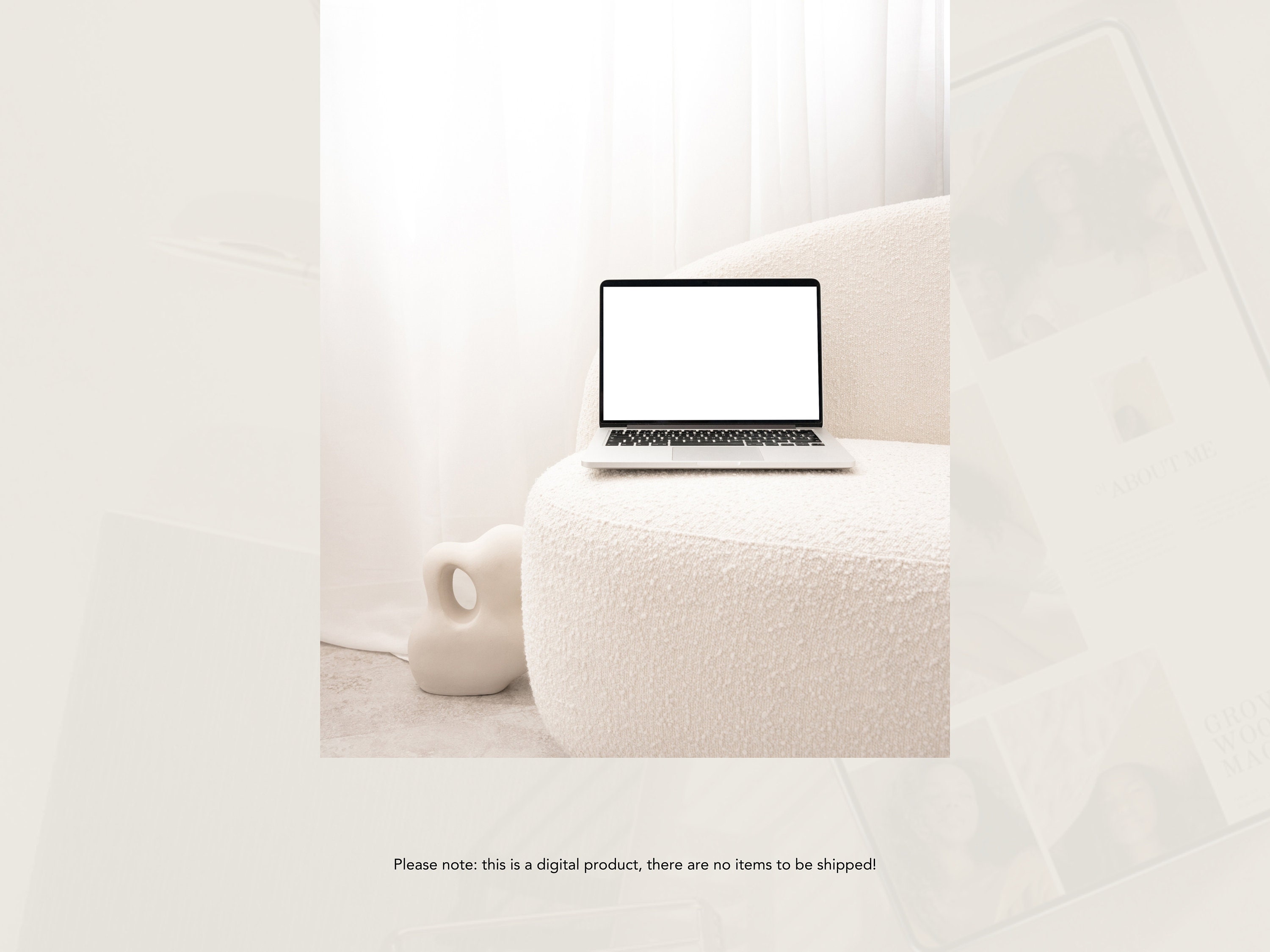 Digital Product Mockup Website Mockup for Web Designer - Etsy