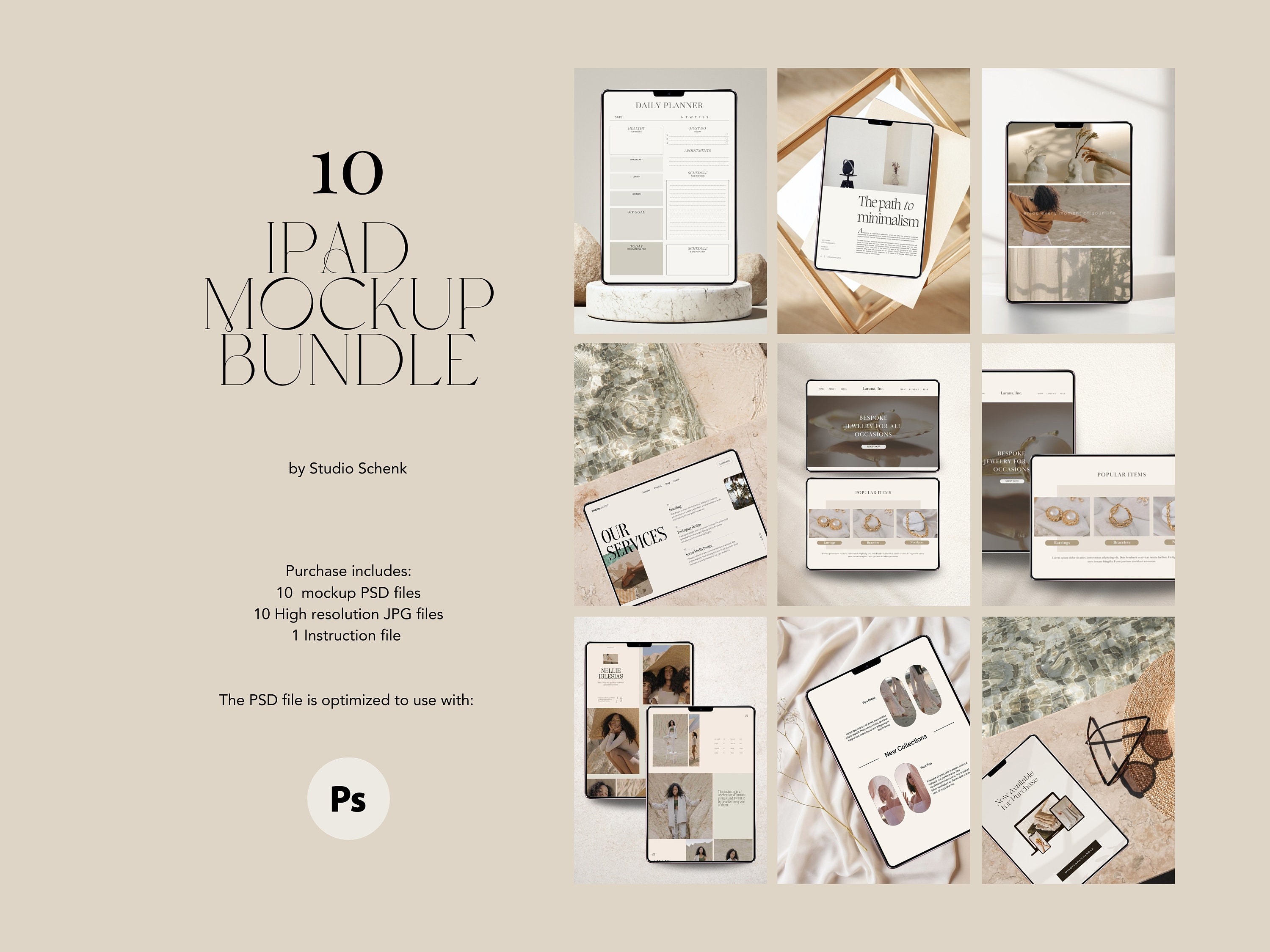 Mockup Bundle iPad Mockups for Creators Digital Product Mockup Bundle ...