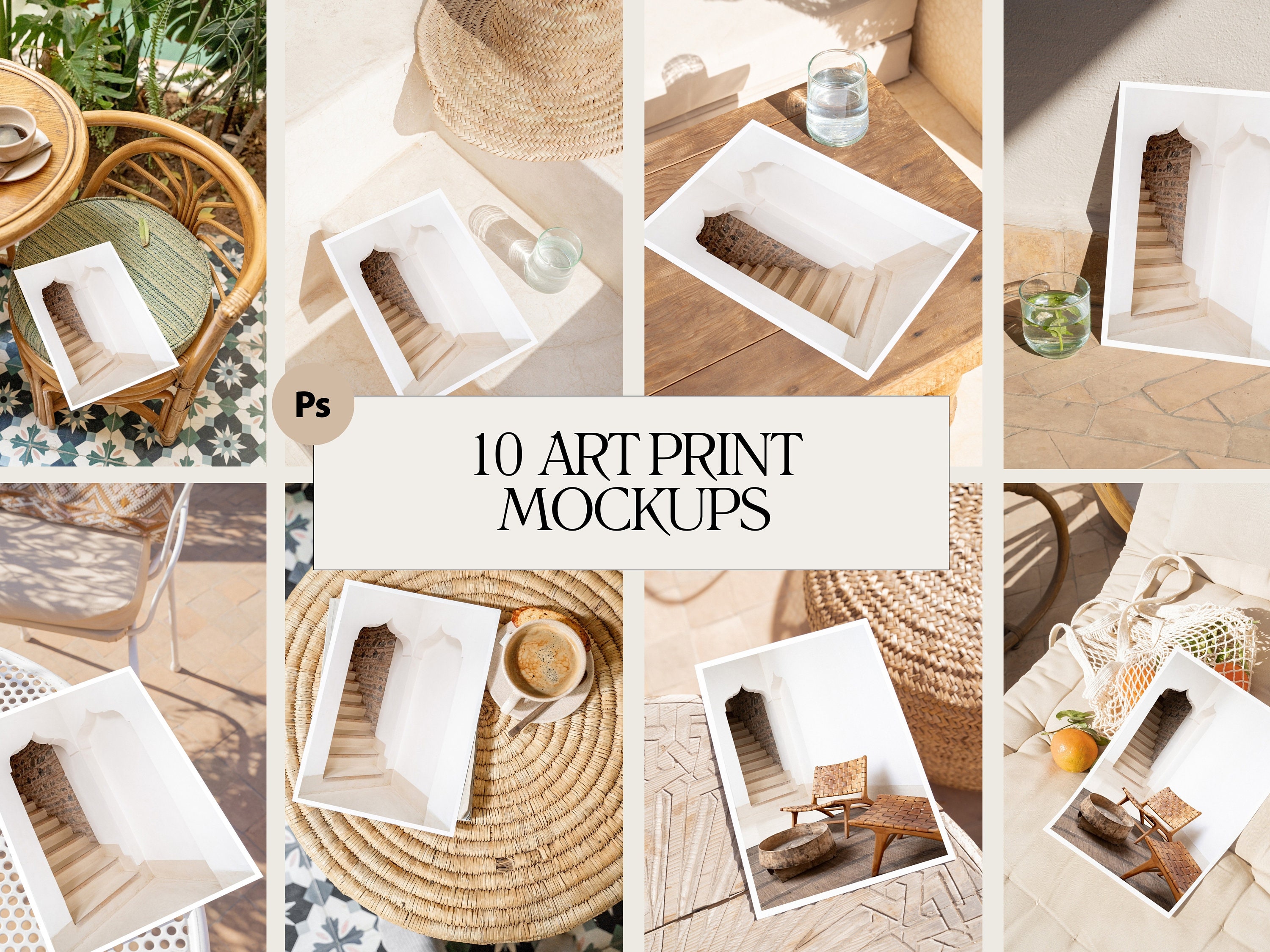 Art Print Mockup Bundle A4 Mockups for Artists and Designers Poster ...