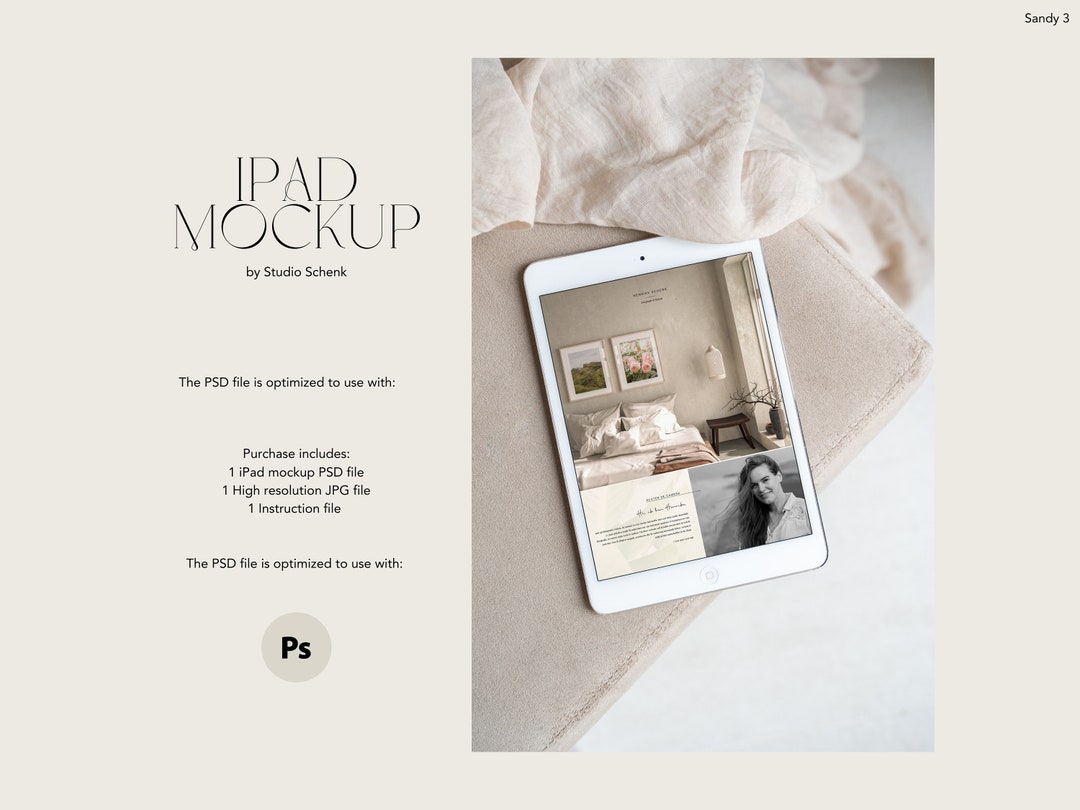 IPad Mockup for Digital Products | Realistic iPad Mockup | Online ...