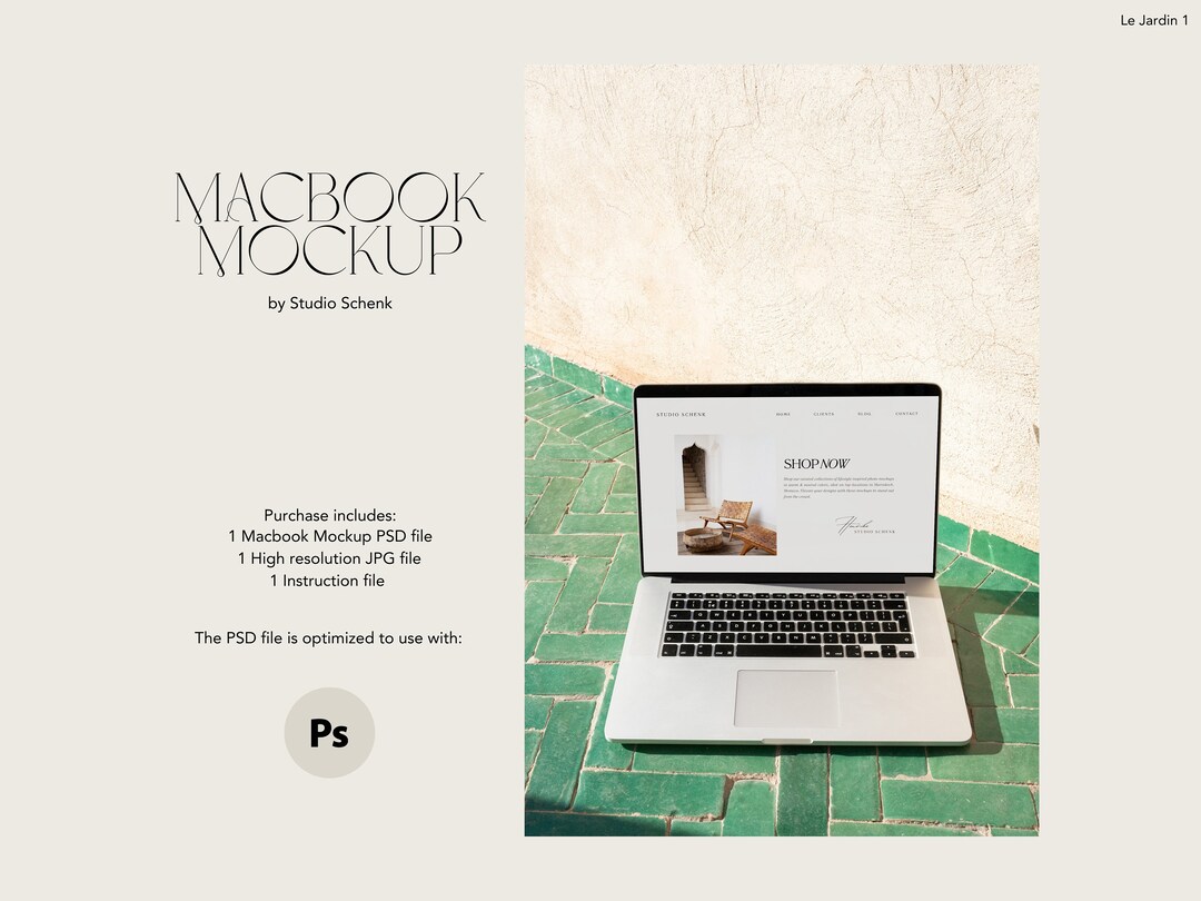 MacBook Mockup Website Mockup for Web Designer Digital Product Mockup ...