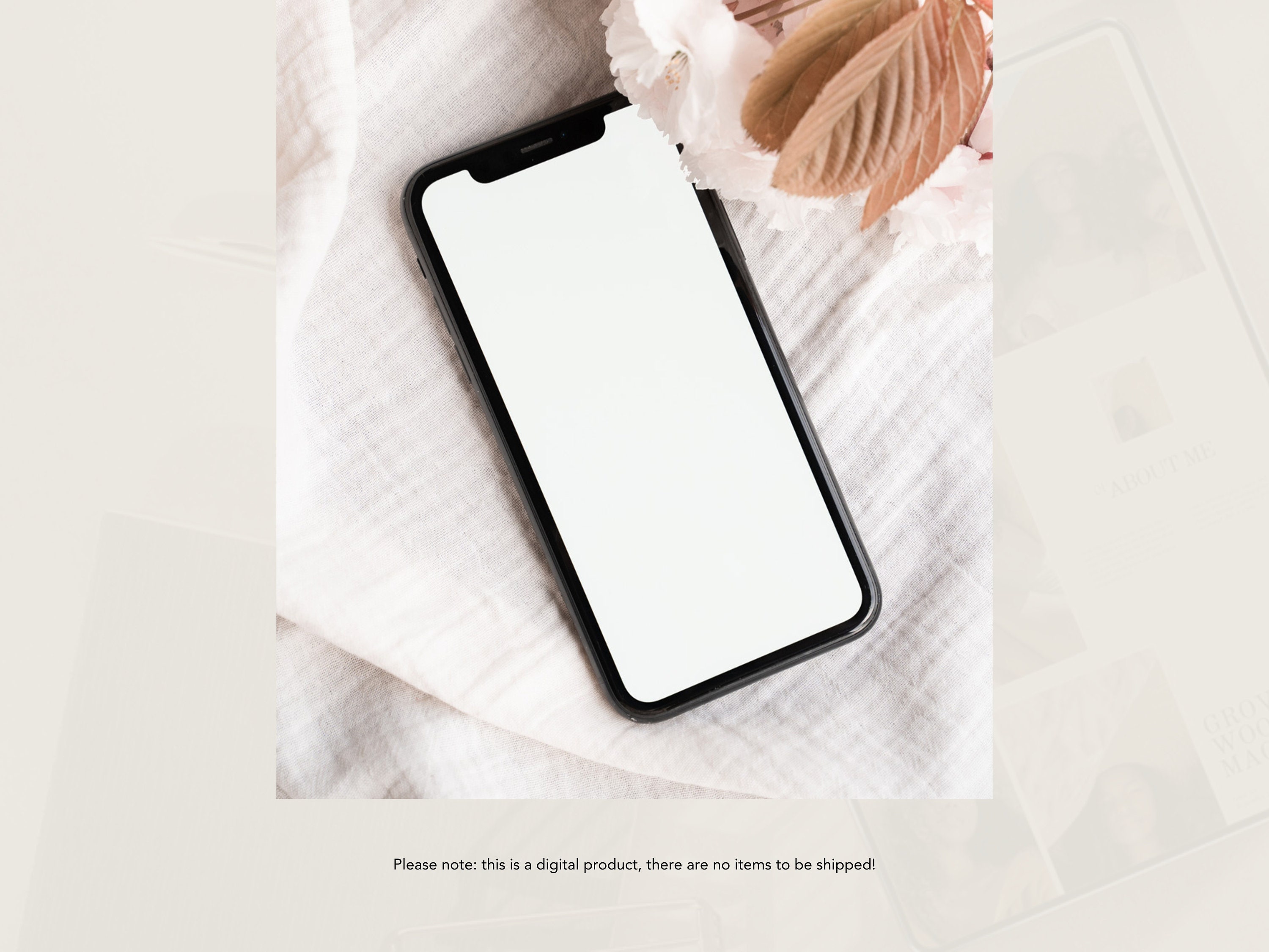 IPhone Mockup | Phone Mockup for Web Designers and Creators | Floral ...