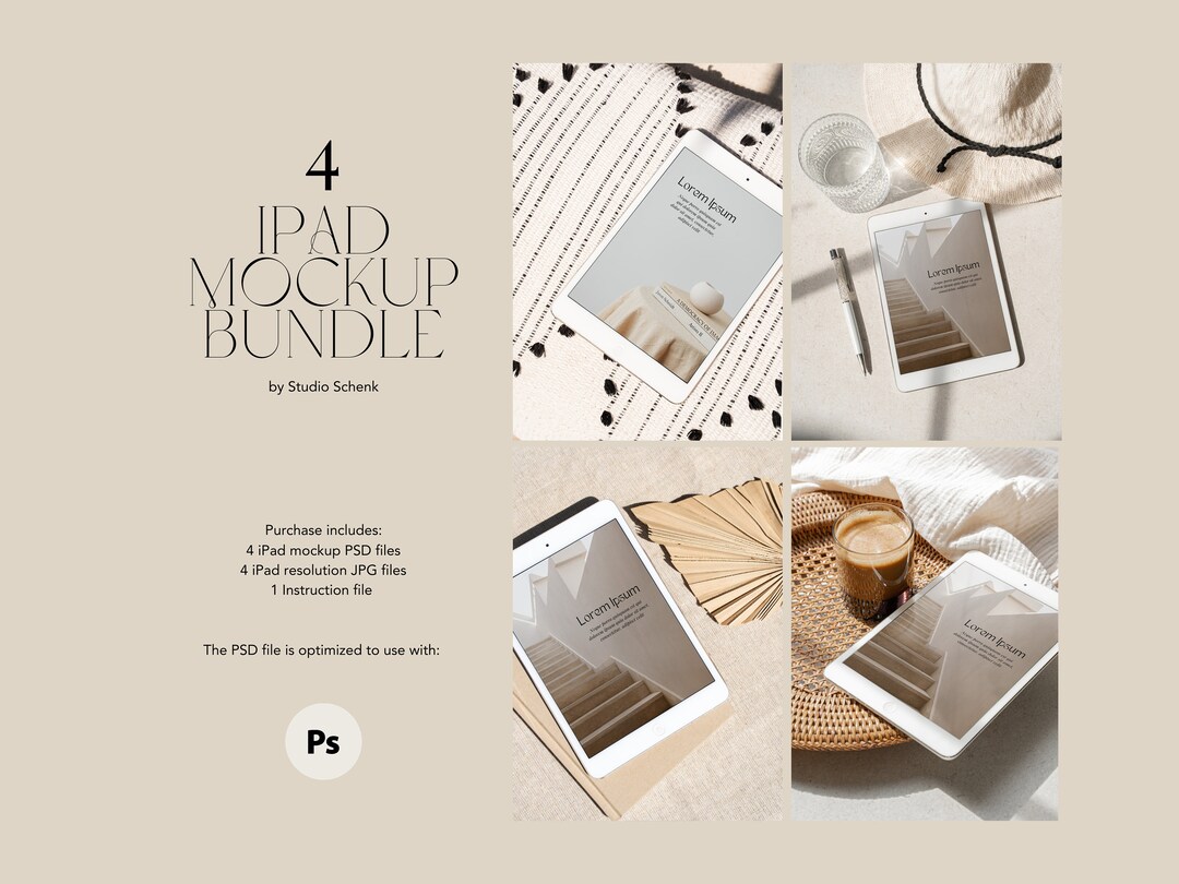IPad Mockup Bundle | iPad Mockups for Web Designers and Creators ...