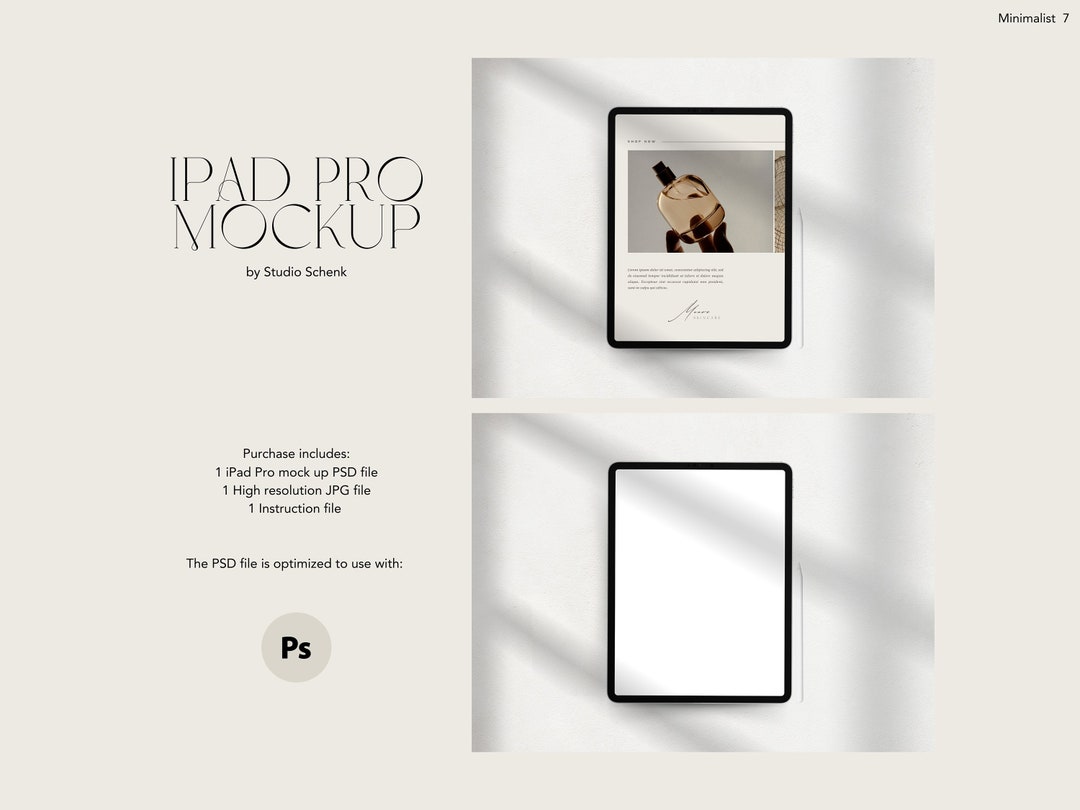 Digital Planner Mockup | Etsy Listing Mockup | Realistic iPad Mockup ...