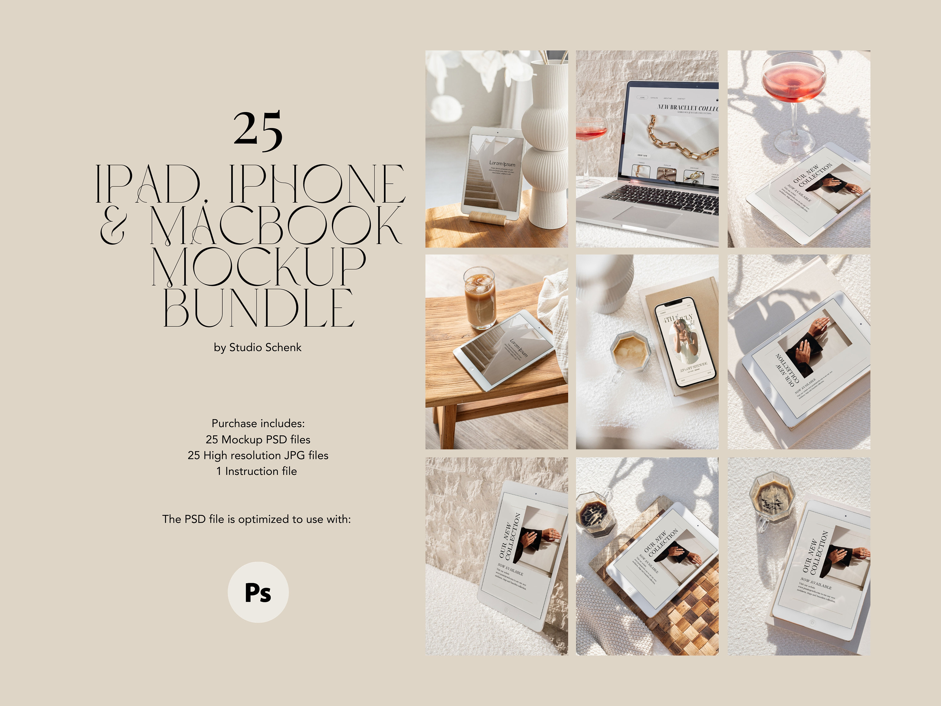 25 Digital Product Mockup Bundle | Laptop Mockup | iPad Mockups ...