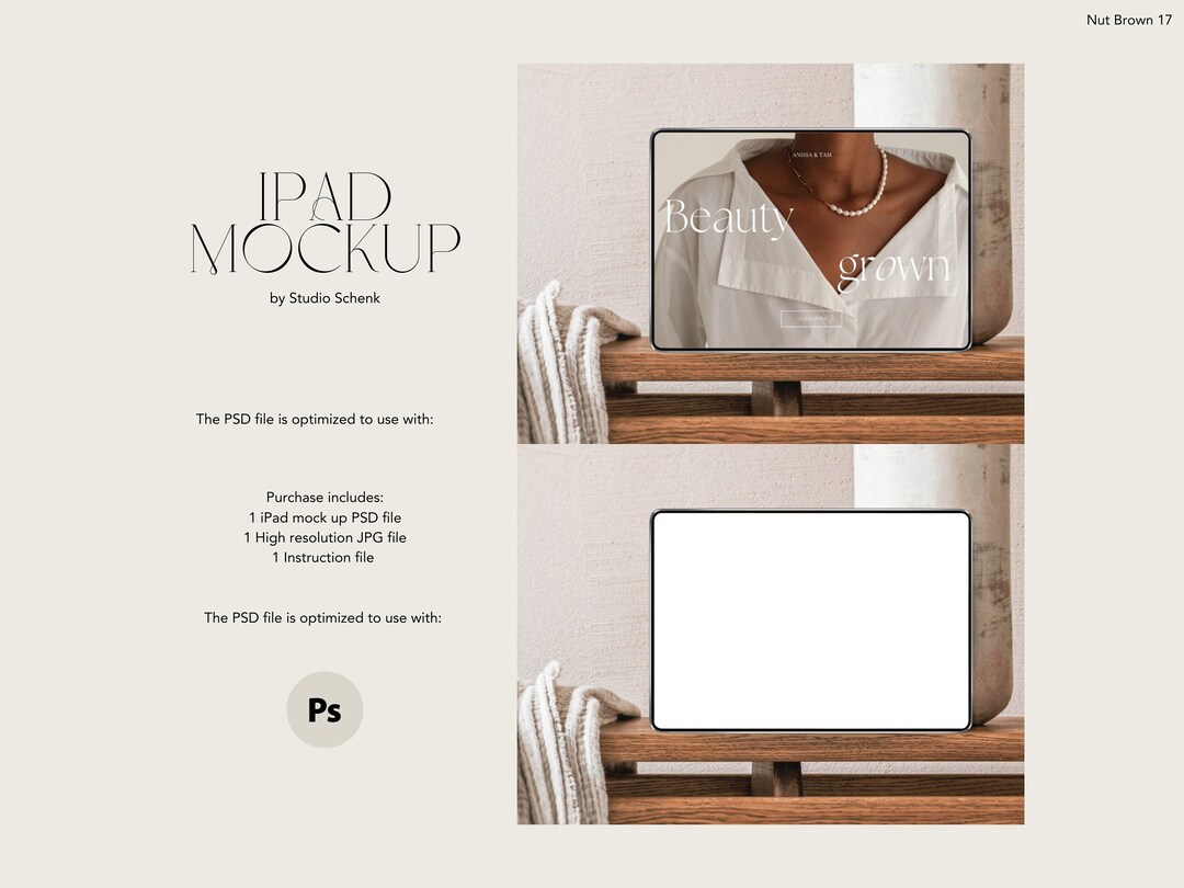 IPad Mockup for Digital Products | Realistic iPad Mockup | Website ...