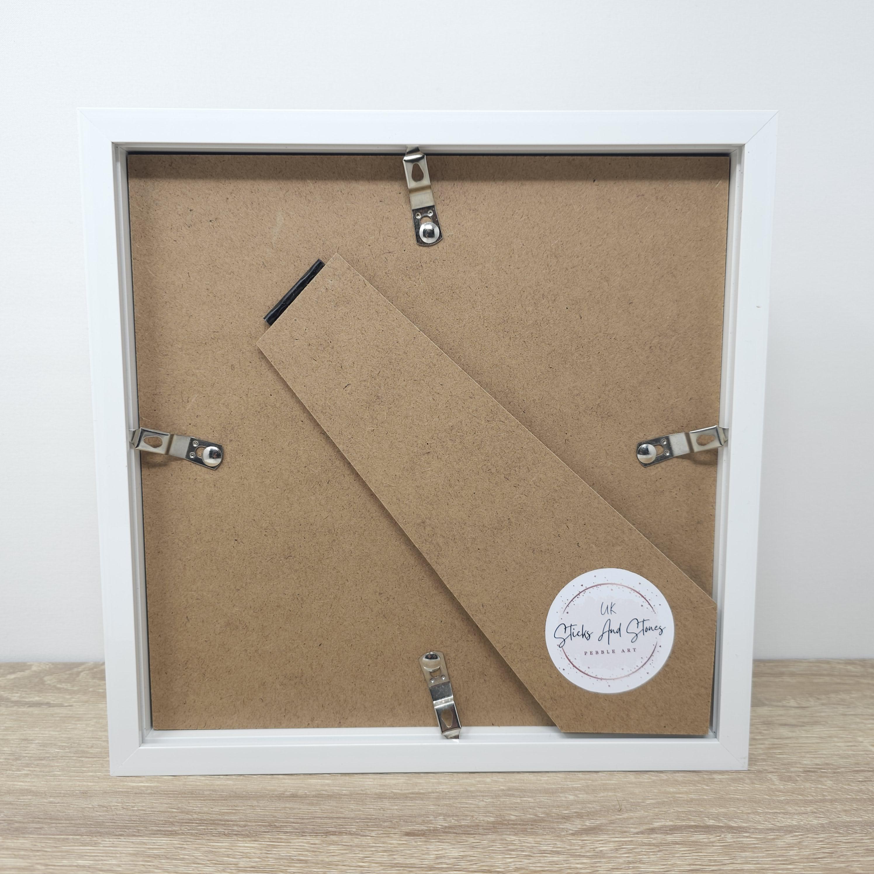 Personalised Auntie and Uncle Pebble Art - Framed Family Picture ...