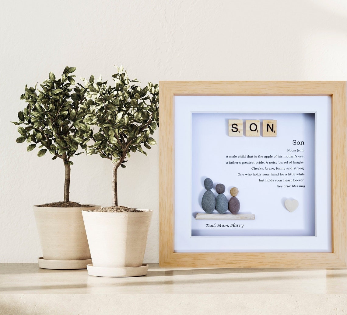 Son Quote Pebble Art Son Son Gift Birthday Gift for Son - Etsy
