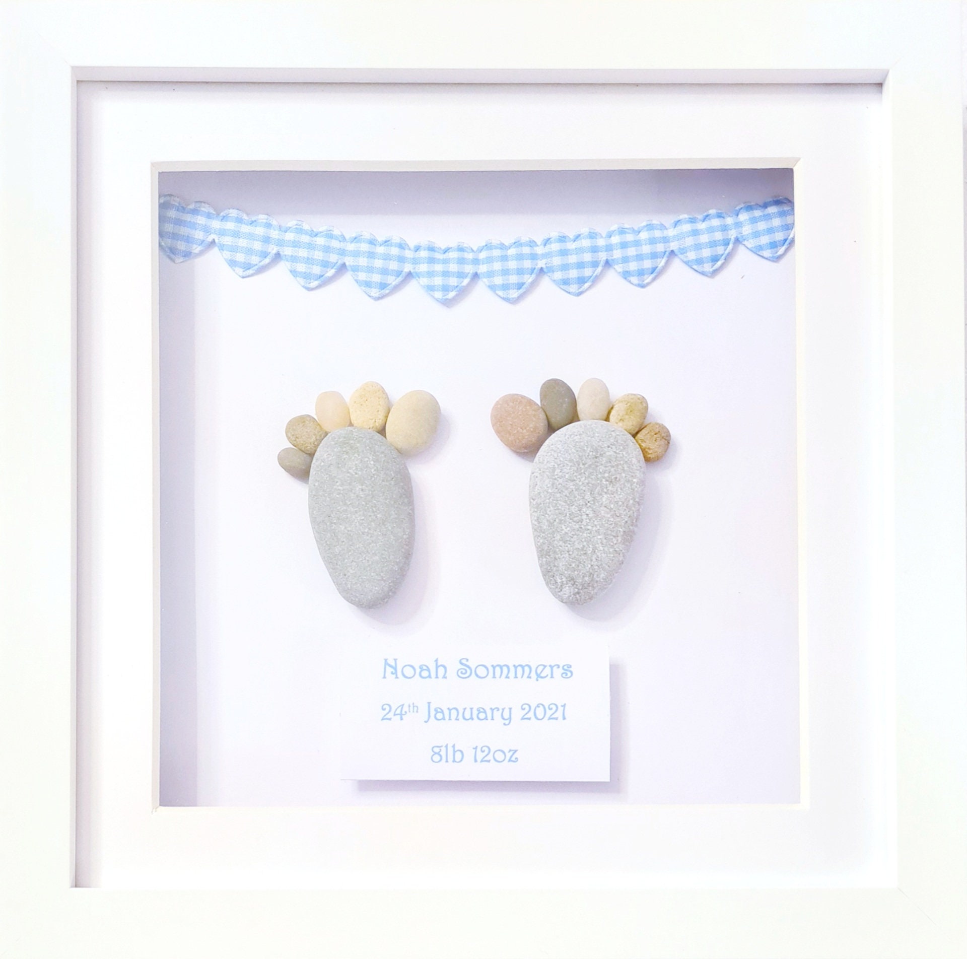 Pebble Art New Baby New Baby Gift Nursery Decor Cute Baby | Etsy