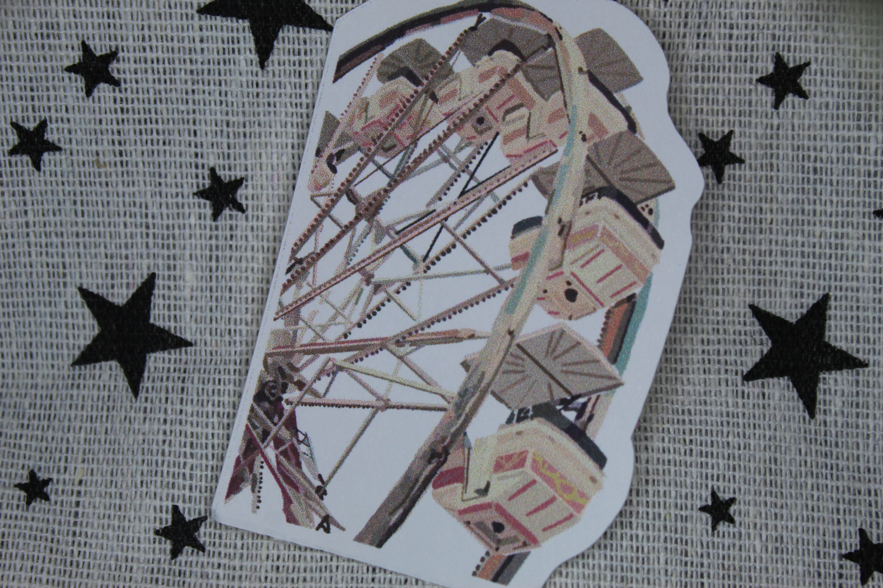 Ferris Wheel Sticker - Etsy