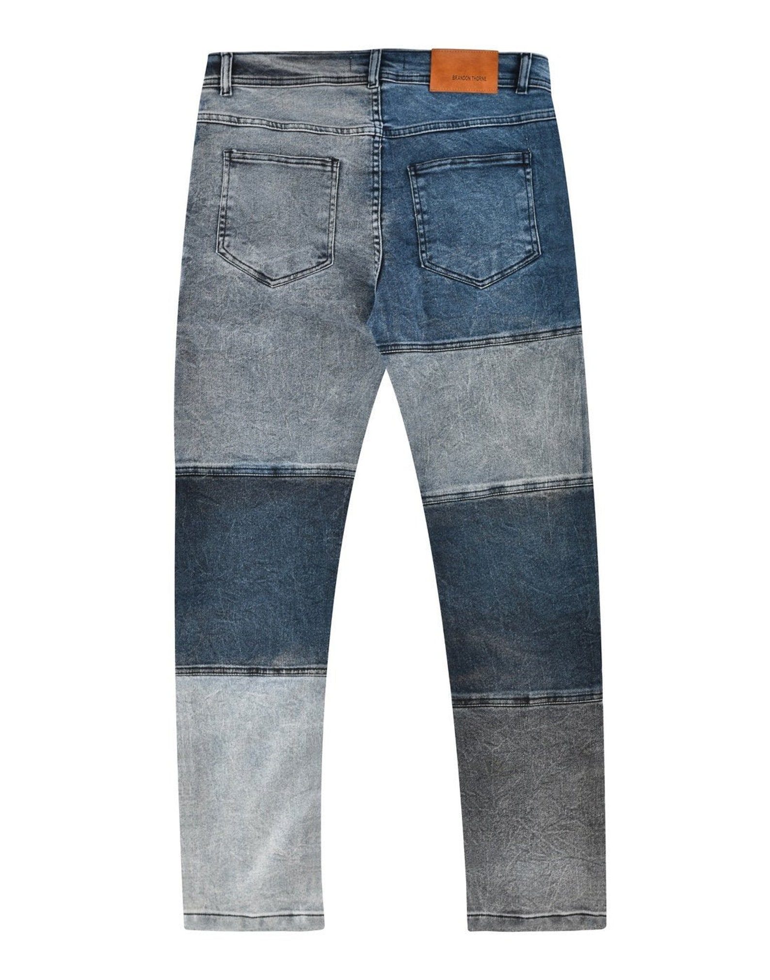 Patchwork Denim Dark Wash - Etsy
